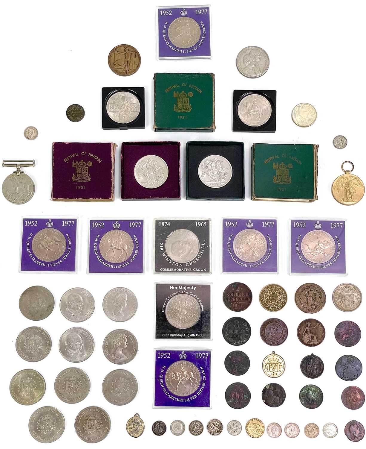 Lot 22 - Great Britain & Foreign Coins, medals