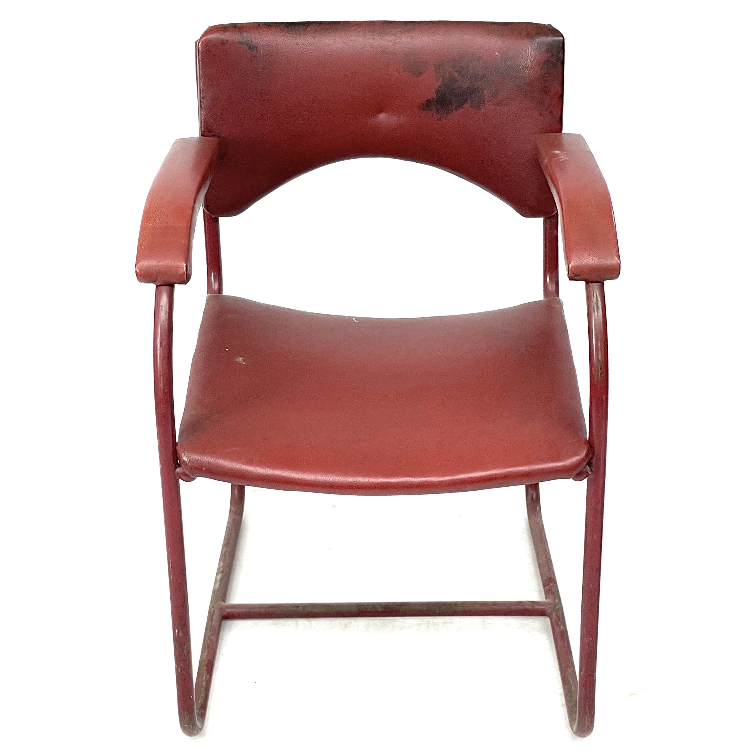 Lot 616 - A pair of mid century steel tube frame