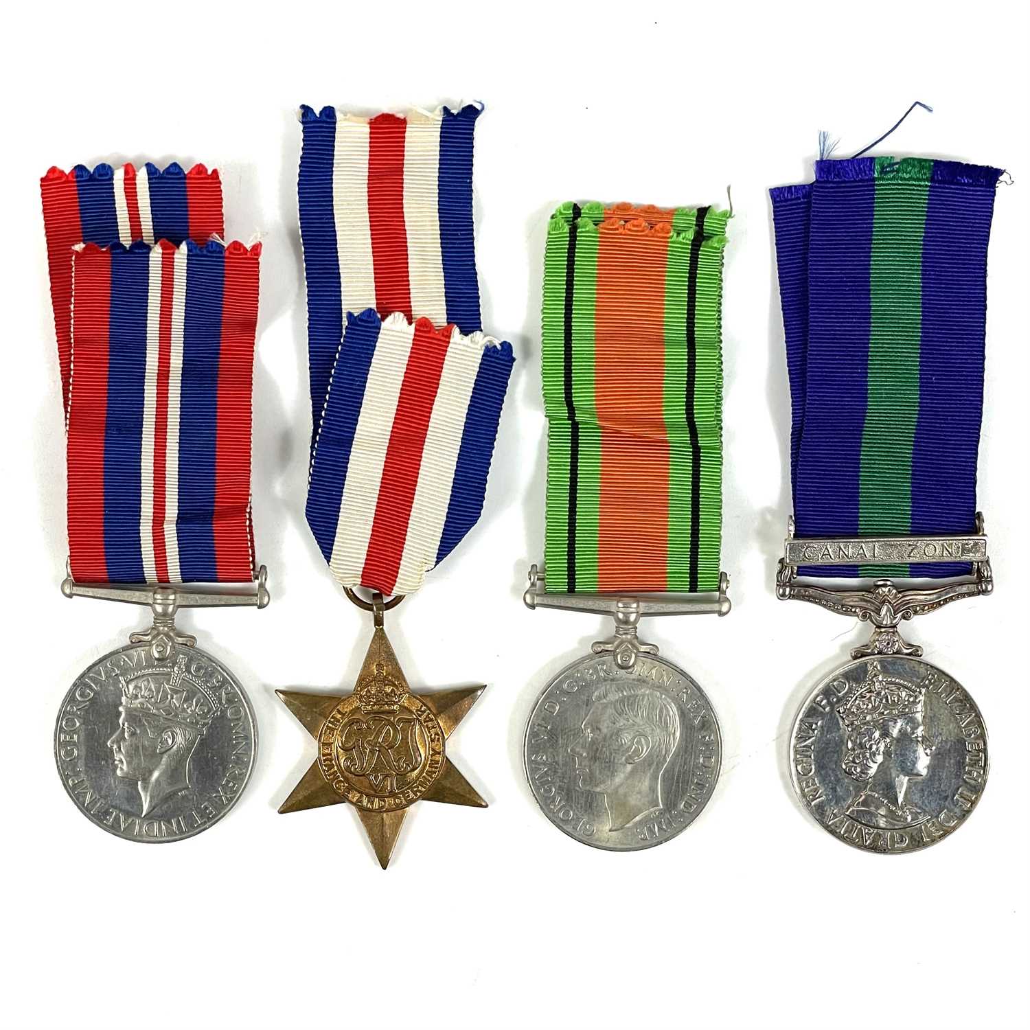 Lot 216 - World War 2 family group of four medals