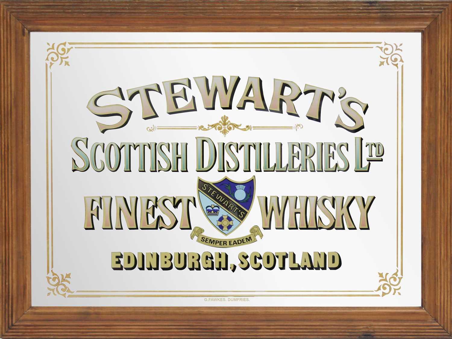 Lot 146 - A large Stewart's Scottish Distilleries