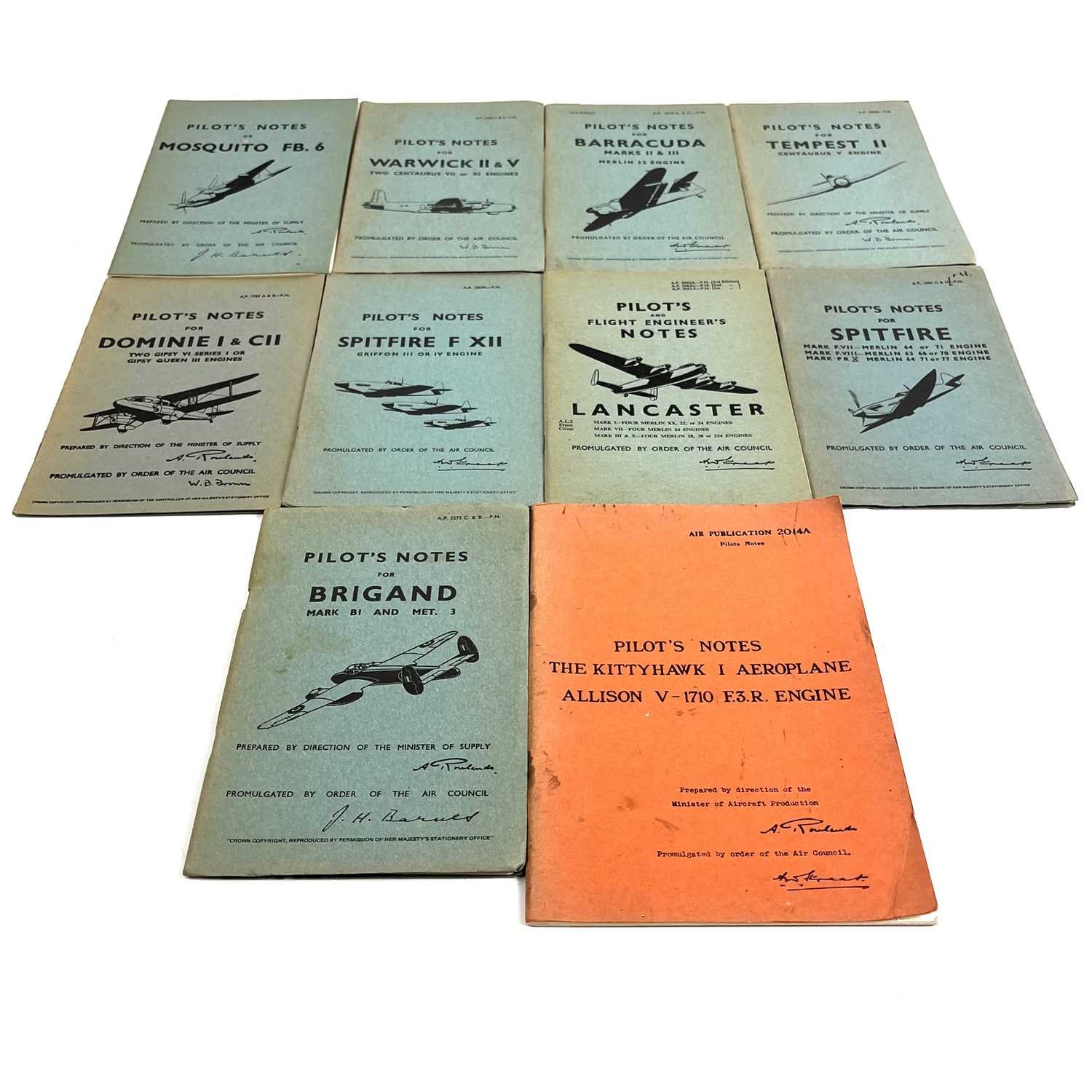 Lot 241 - Air data publications - accurate replicas of