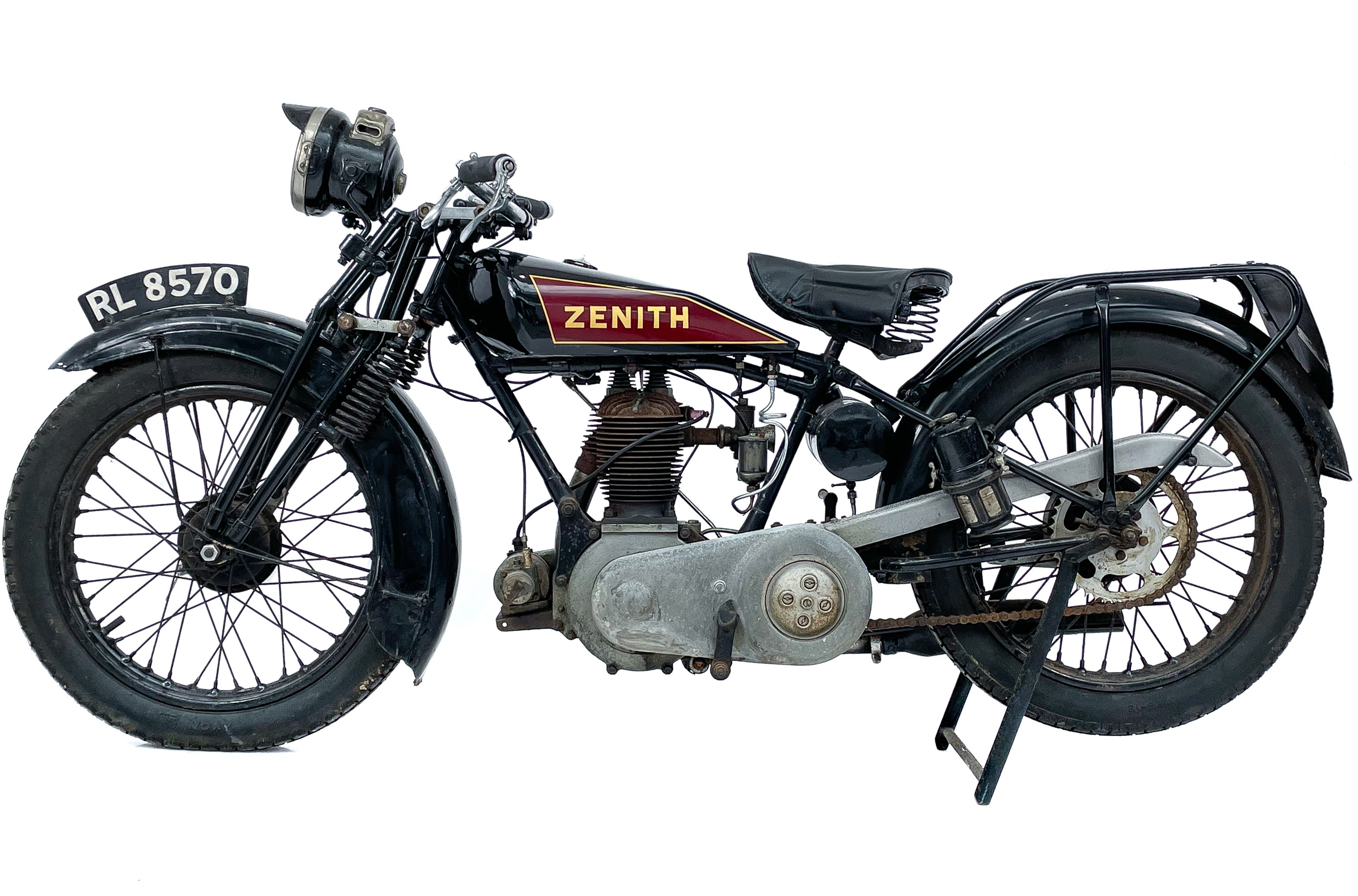 Lot 400 - A 1928 Zenith 500cc JAP motorcycle.