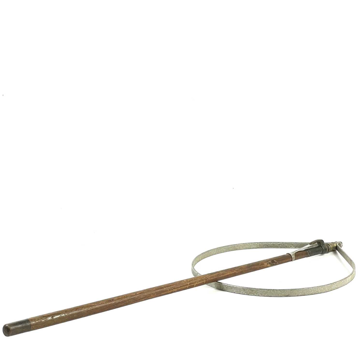Lot 66 - A Hardy Brothers folding landing net.