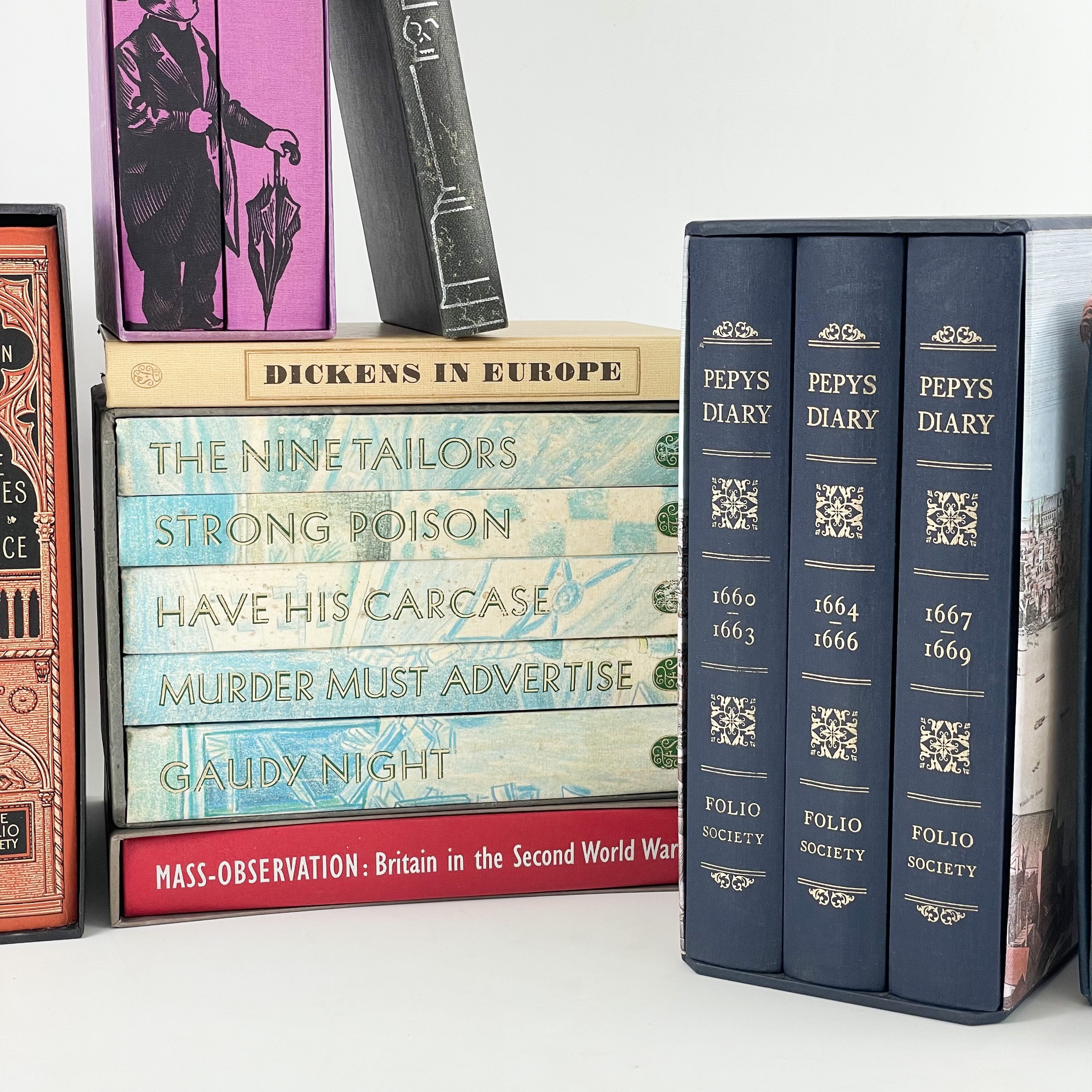 Lot 343 - Pepys Diary Folio Society and other works