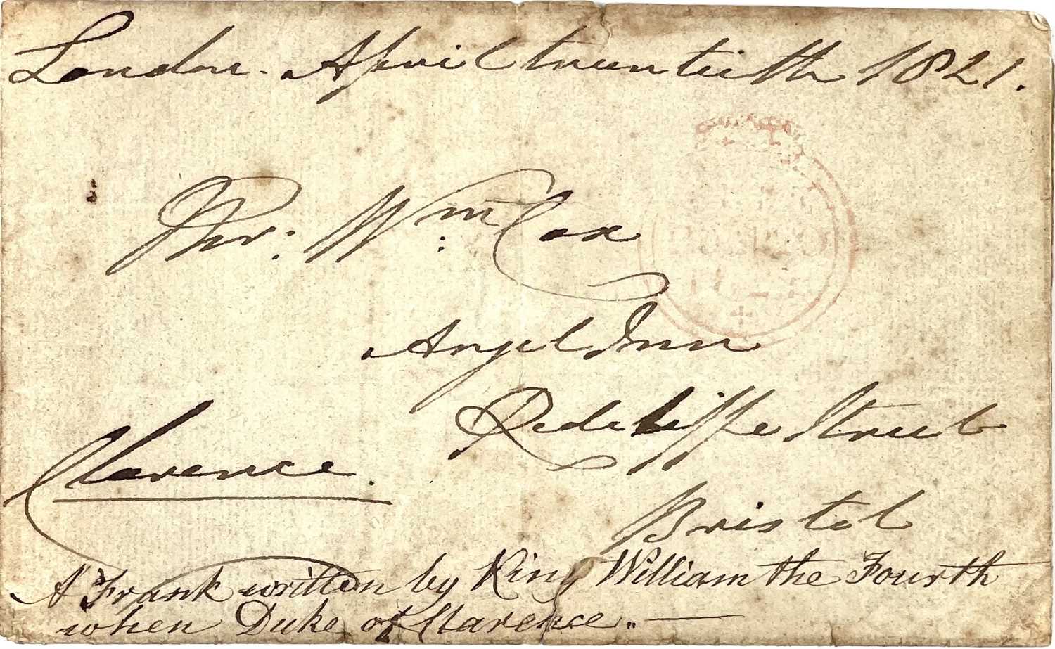 Lot 948 - Duke of Clarence - later King George IV