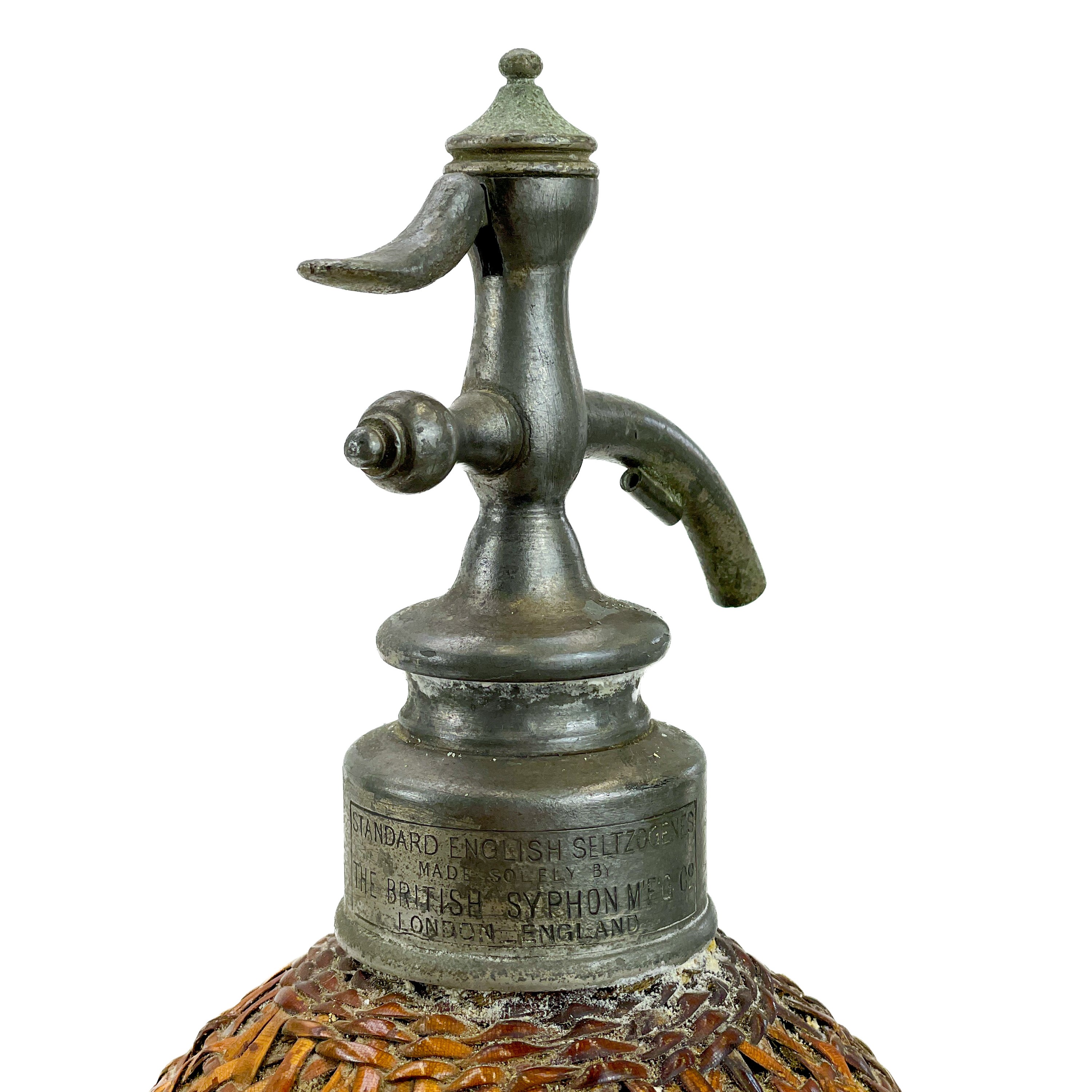 Lot 99 - A large British Syphon Co double gourd glass