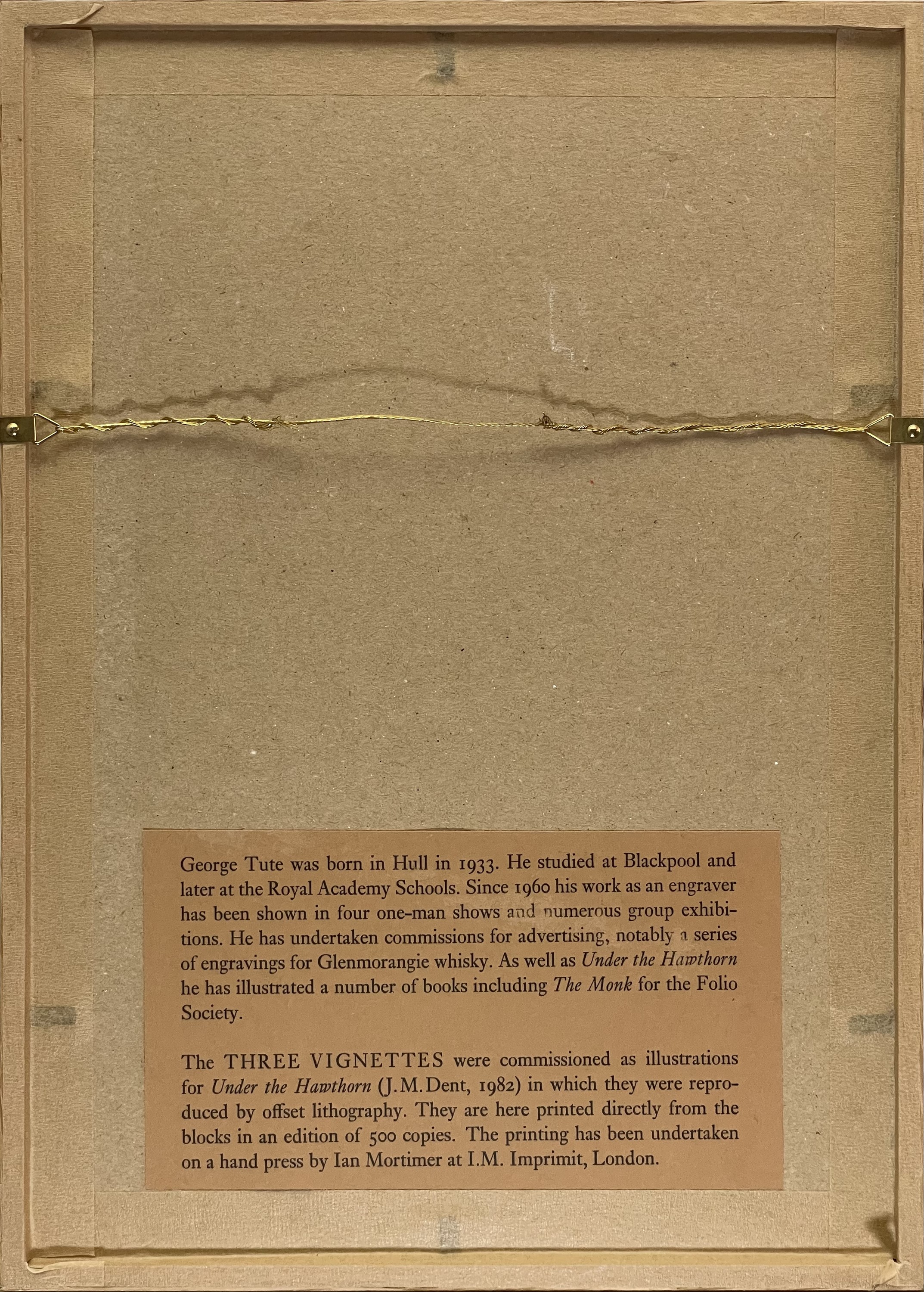 Lot 55 - George William TUTE (1933)