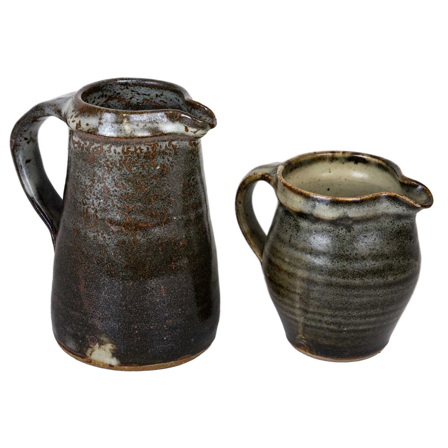 Lot 188 - Two Leach Pottery standard ware jugs Height