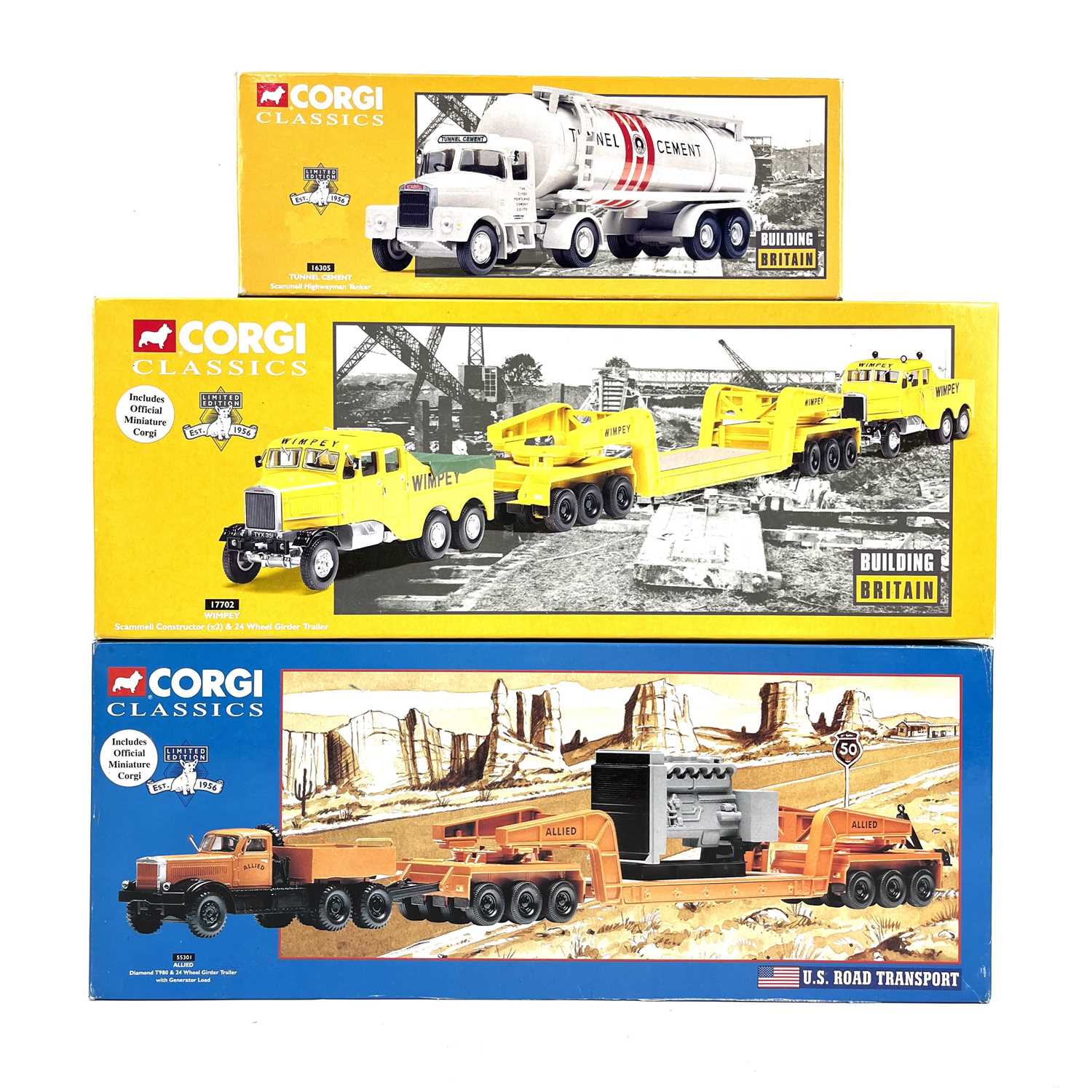 Lot 855 - Corgi US Road Transport / Building Britain