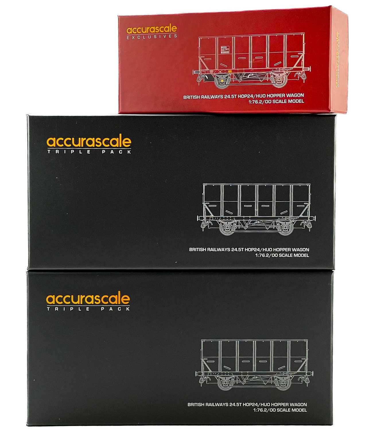 Lot 594 - Accurascale "00" BR 24.5 Ton HUO Hopper