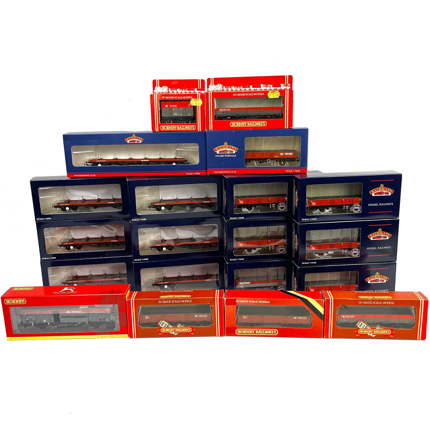 Lot 608 - Bachmann & Hornby BR rail freight livery era