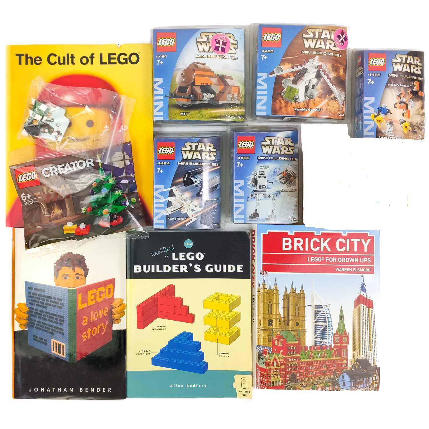 Lot 819 - Lego books / Lego Star wars etc.