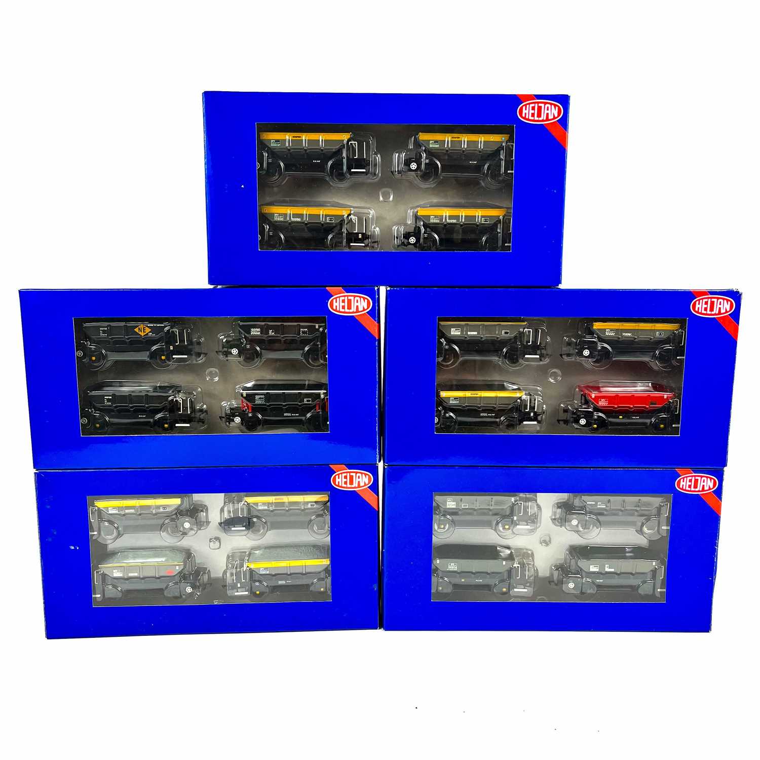 Lot 620 - Heljan "00" ZFV Dogfish Hopper Wagons Four