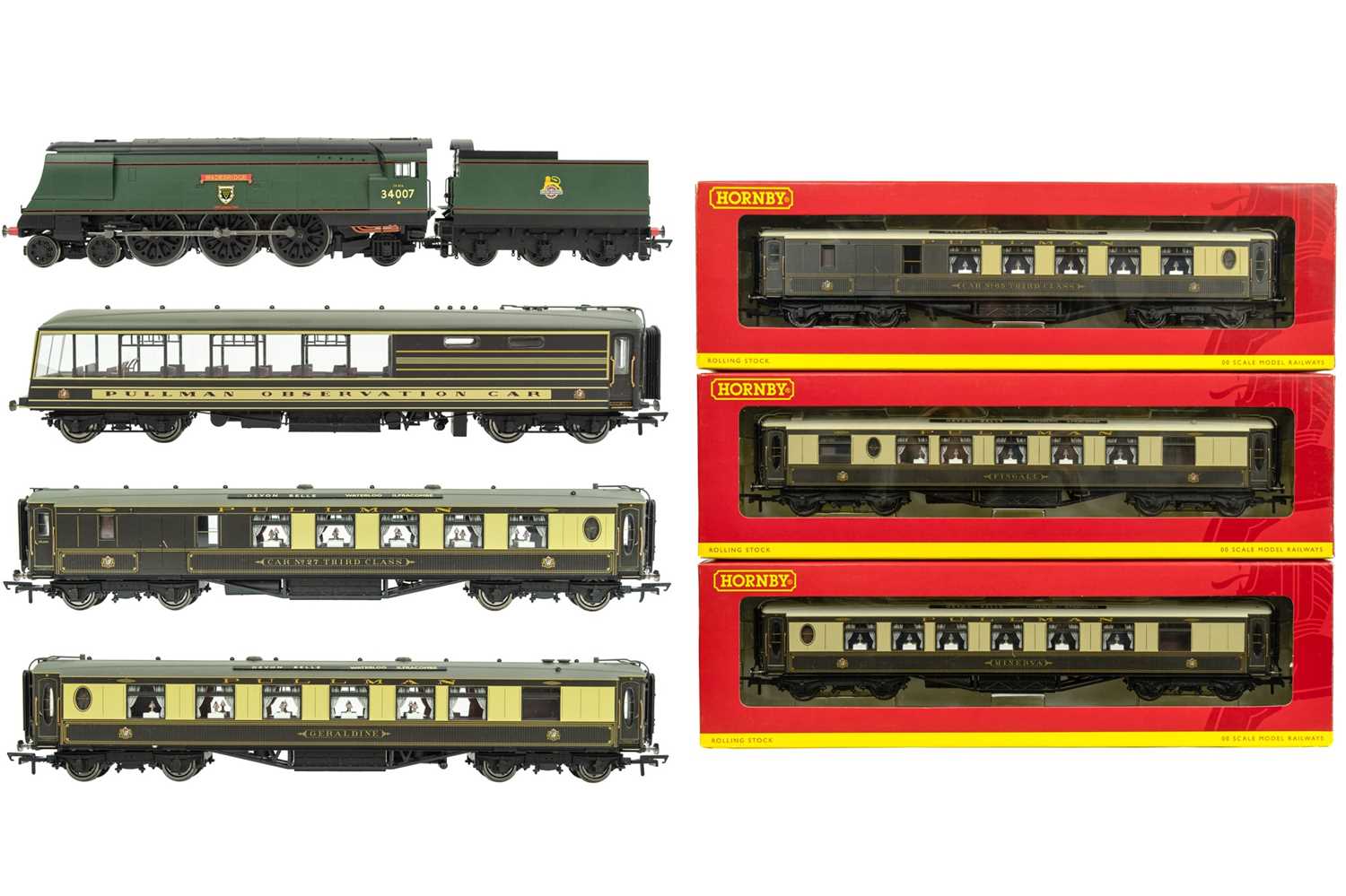 Lot 624 Hornby Devon Belle West Country Pacific lot-624-hornby-devon-belle-west-country-pacific