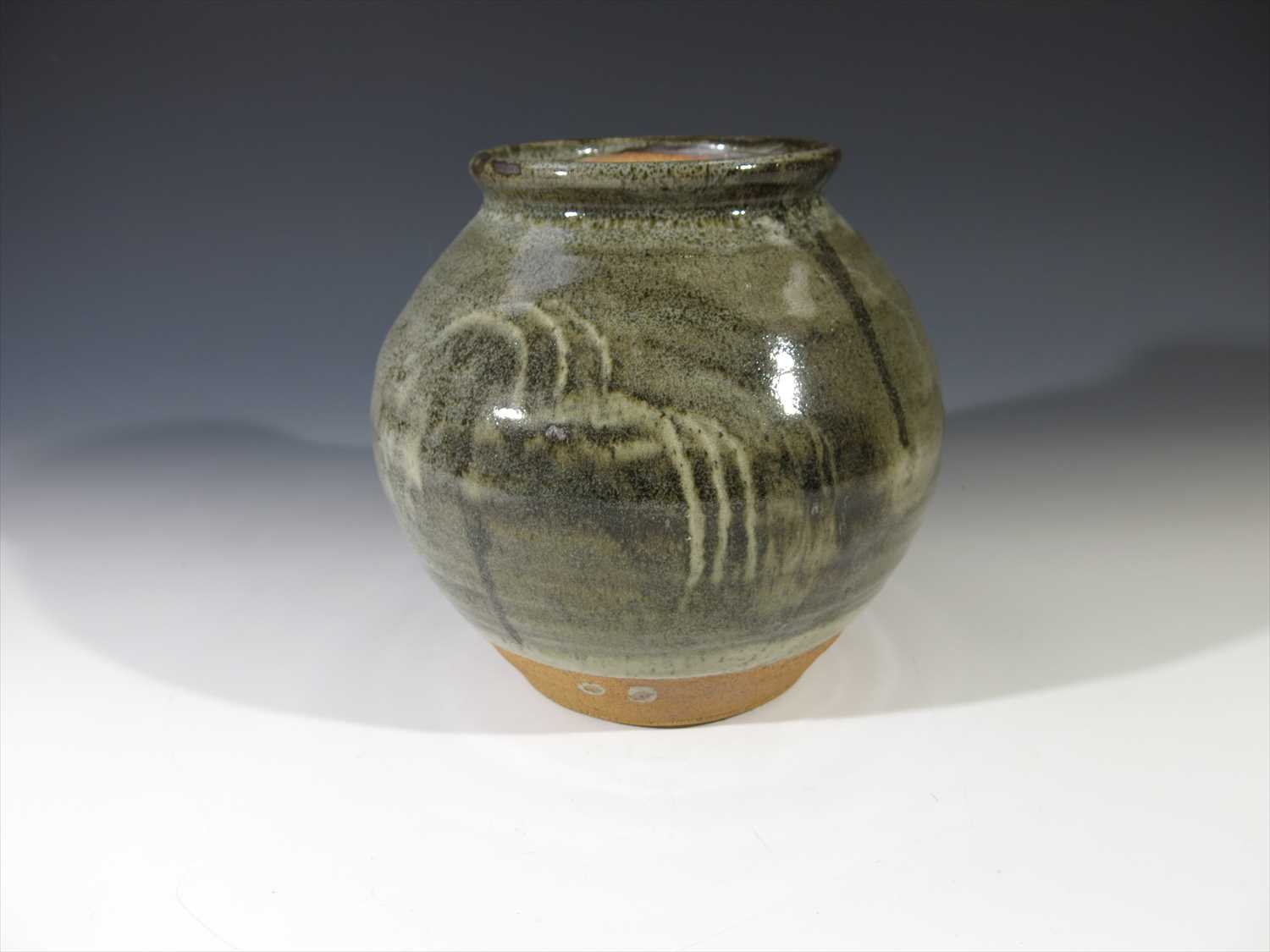 Lot 951 - A Leach Studio Pottery St. Ives vase of