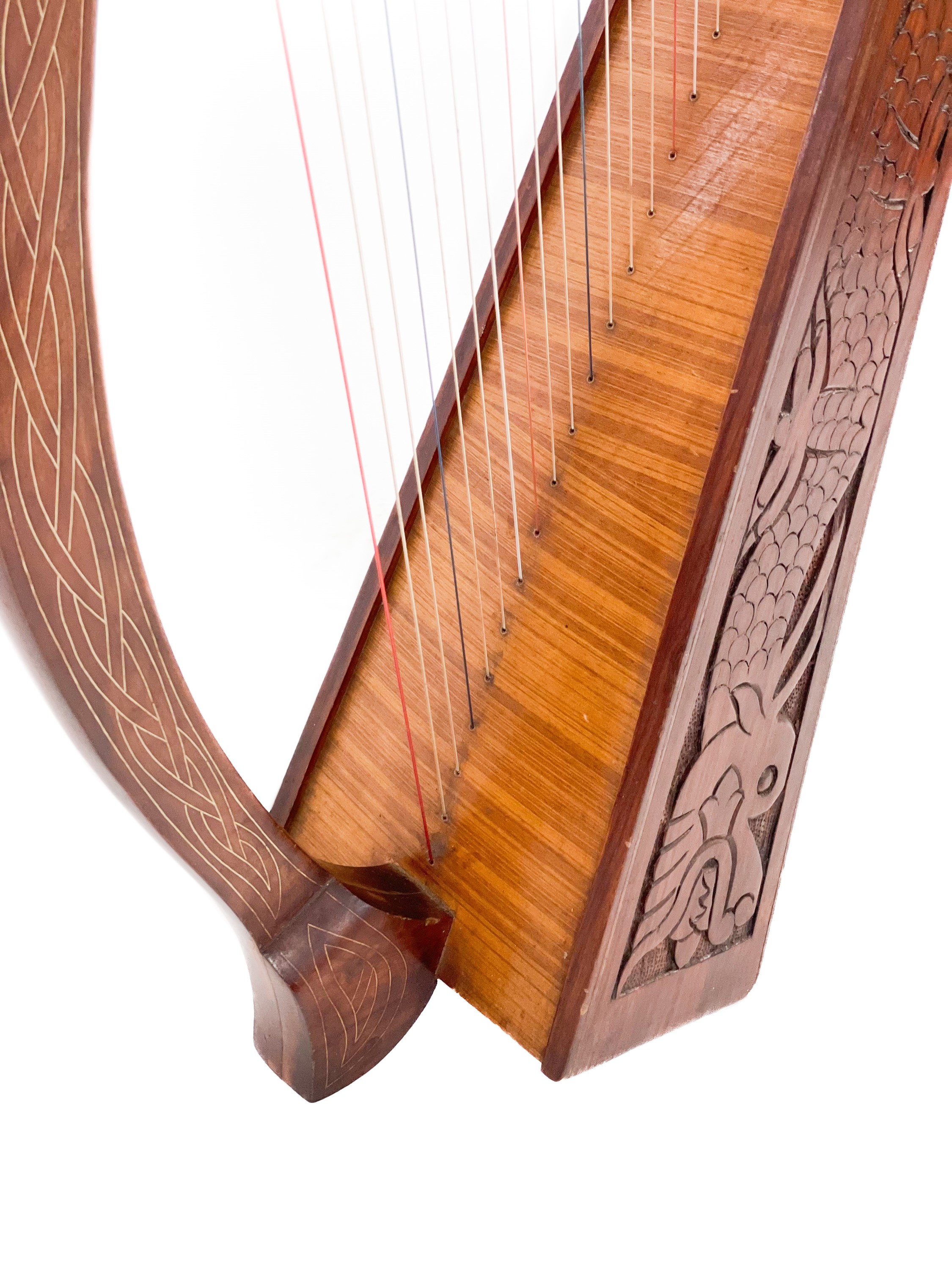 Lot 99 - A Celtic Harp.