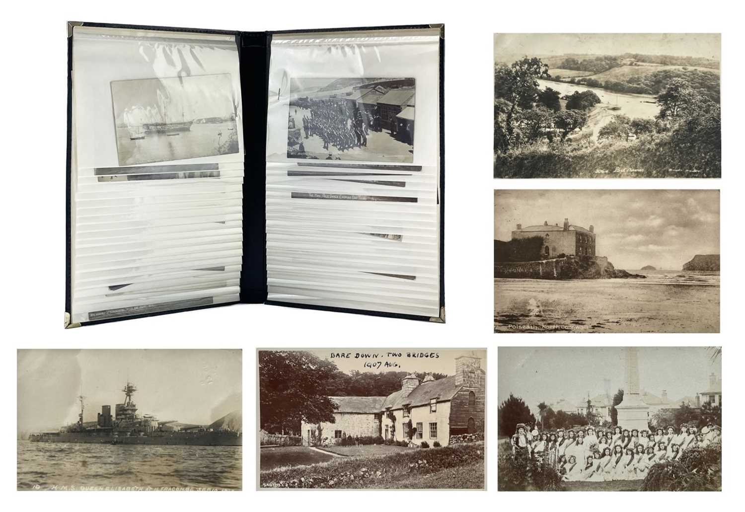 Lot 964 - Cornwall and other postcards, much