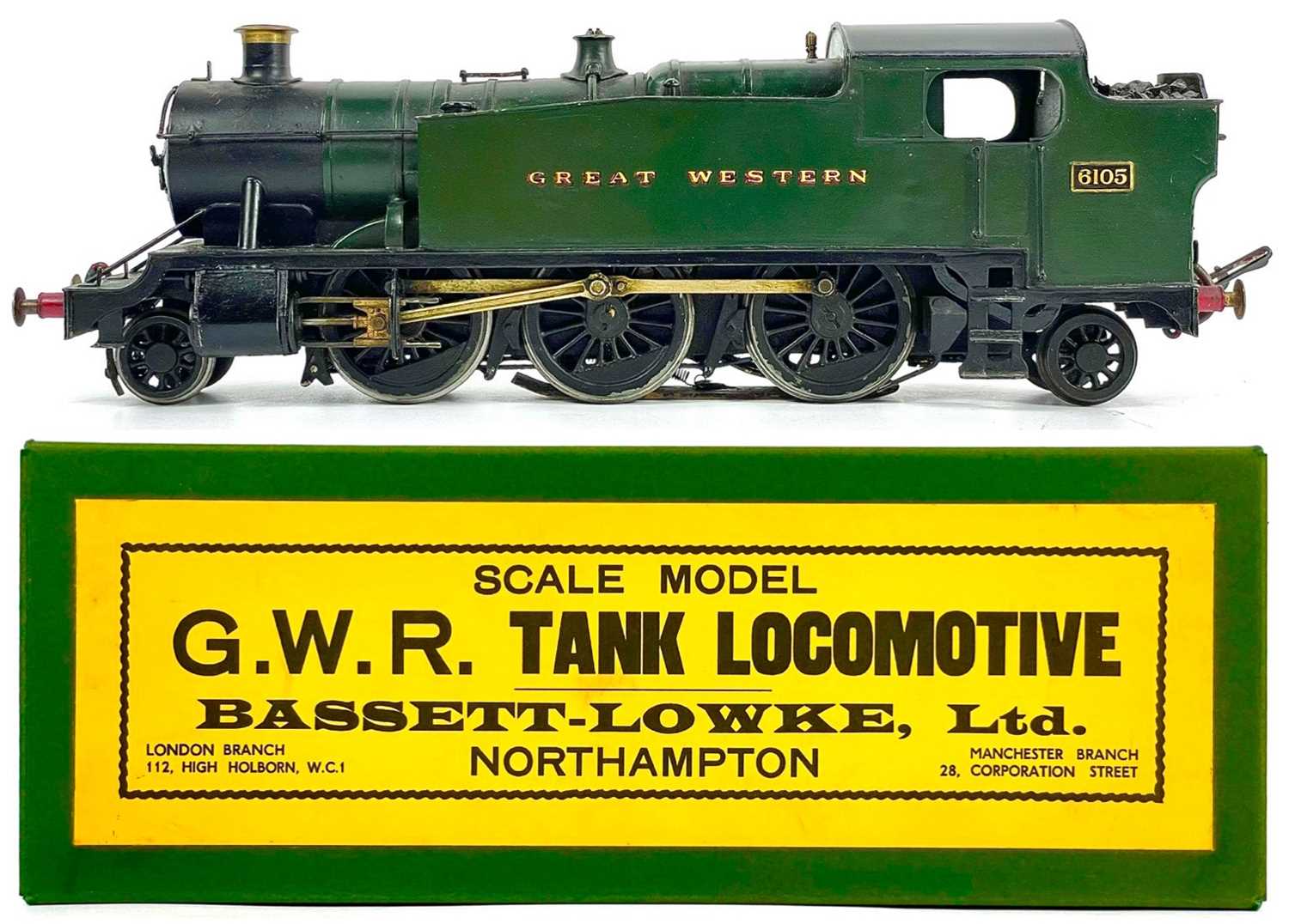 Lot 675 - "0" gauge Bassett-Lowke style GWR 2-6-2 tank