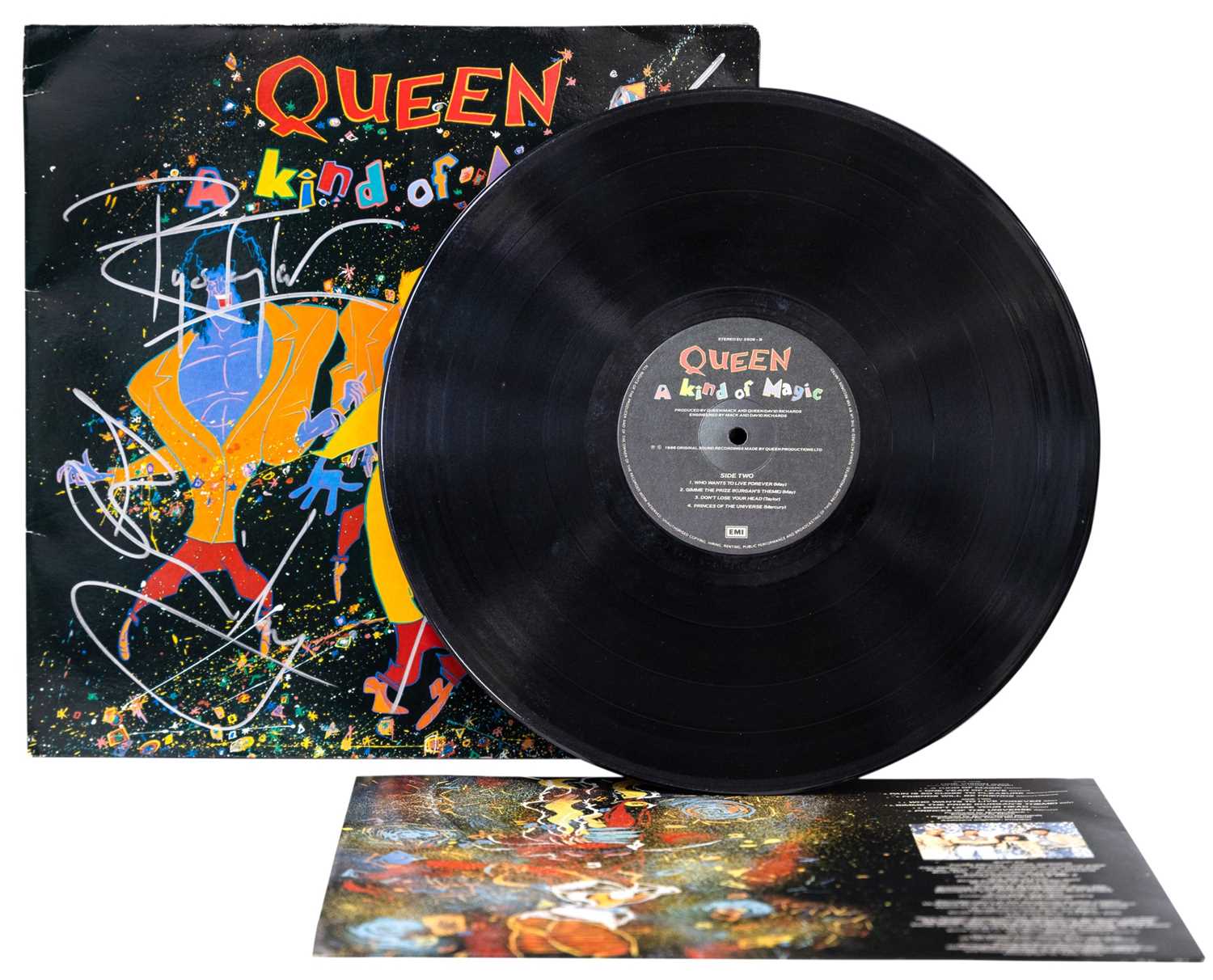 Lot 20 - Rare (signed) Queen 12" album