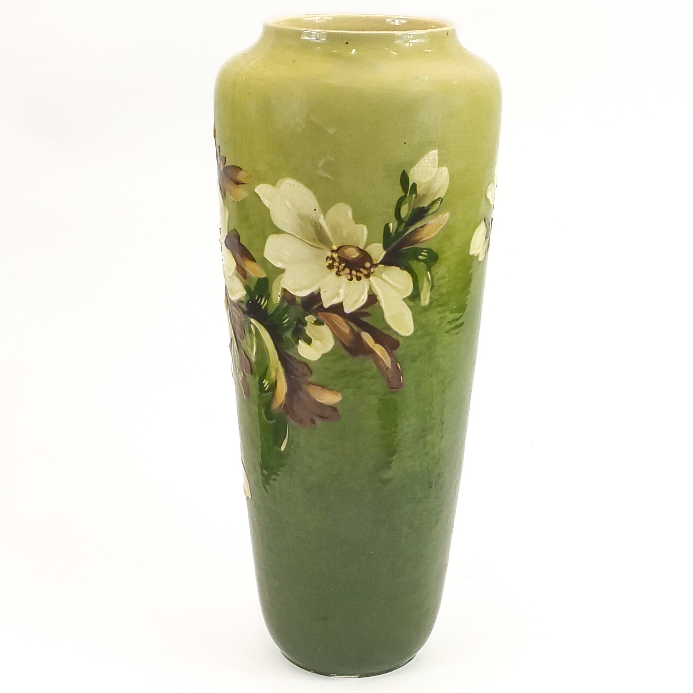 Lot 262 - A Leeds Art Pottery tall vase.