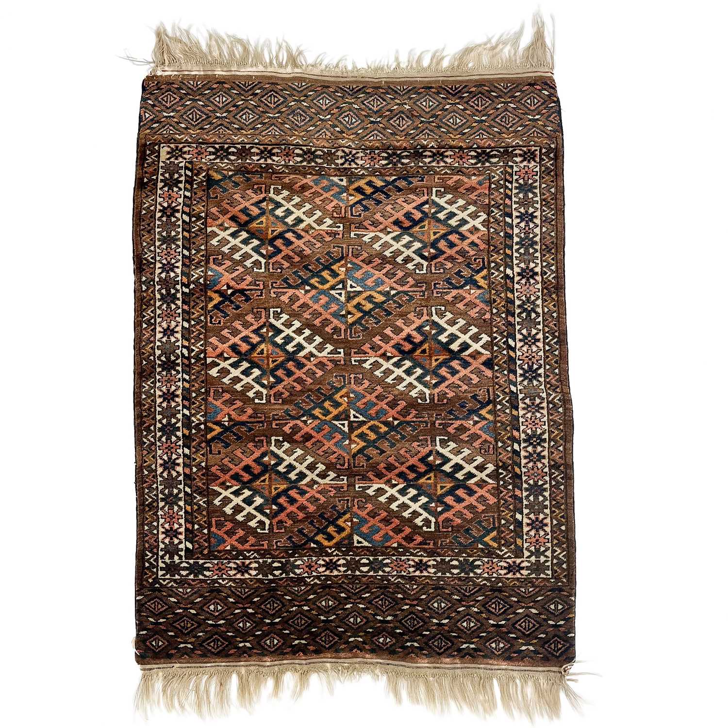 Lot 331 - A Yomut rug, Turkmenistan, circa 1920.