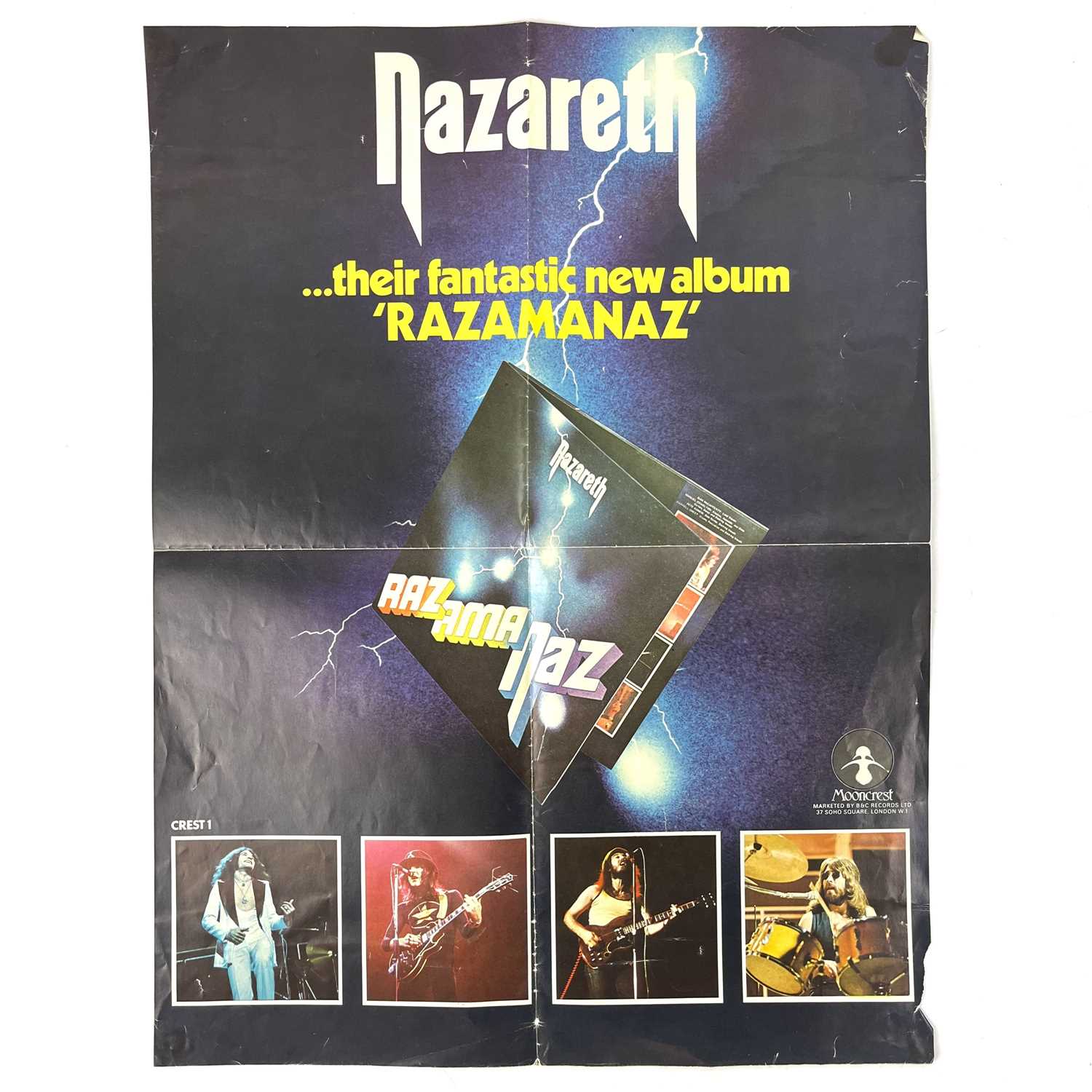 Lot 77 - 'Nazareth' promo poster