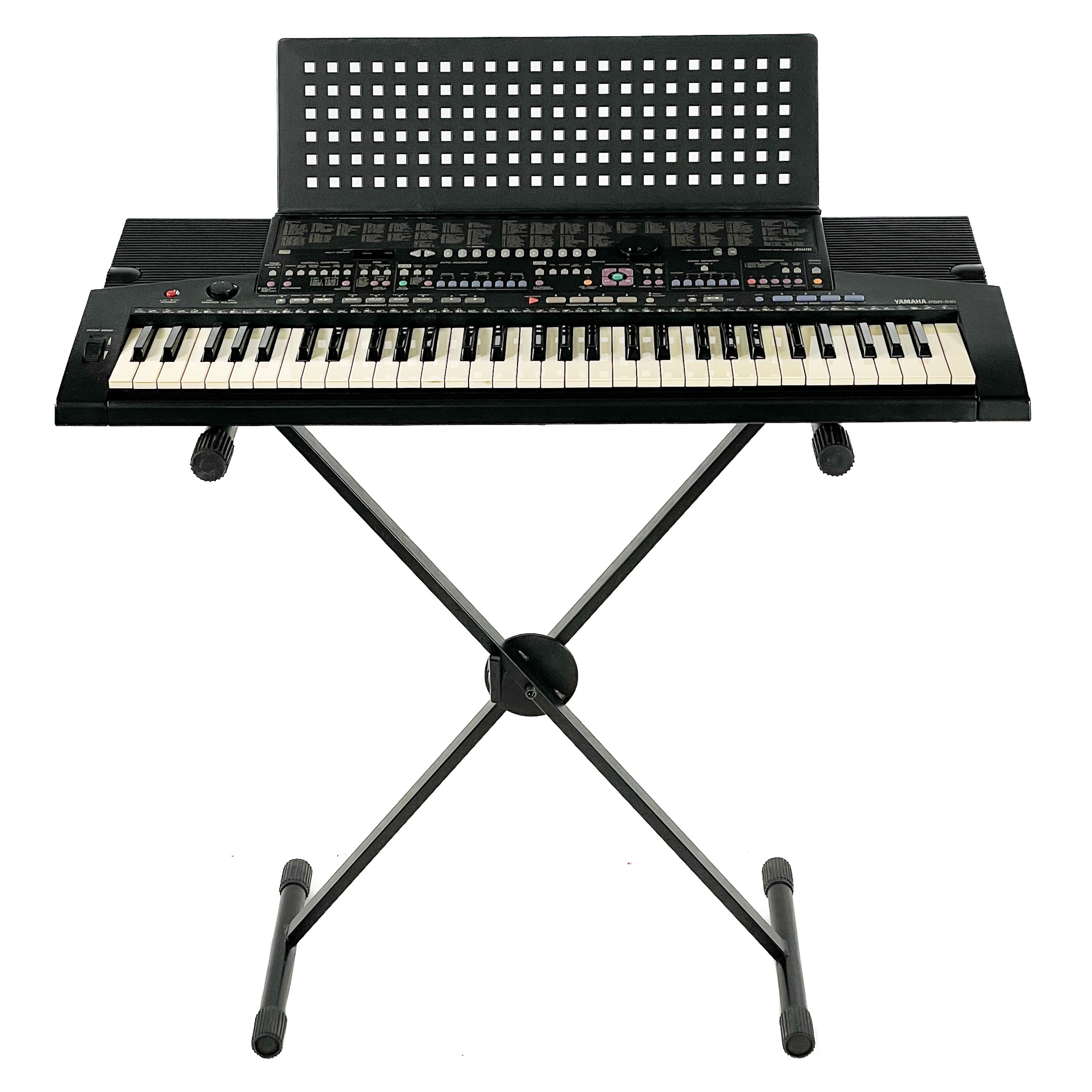 Lot 261 - 1990s Yamaha PSR-510 keyboard.