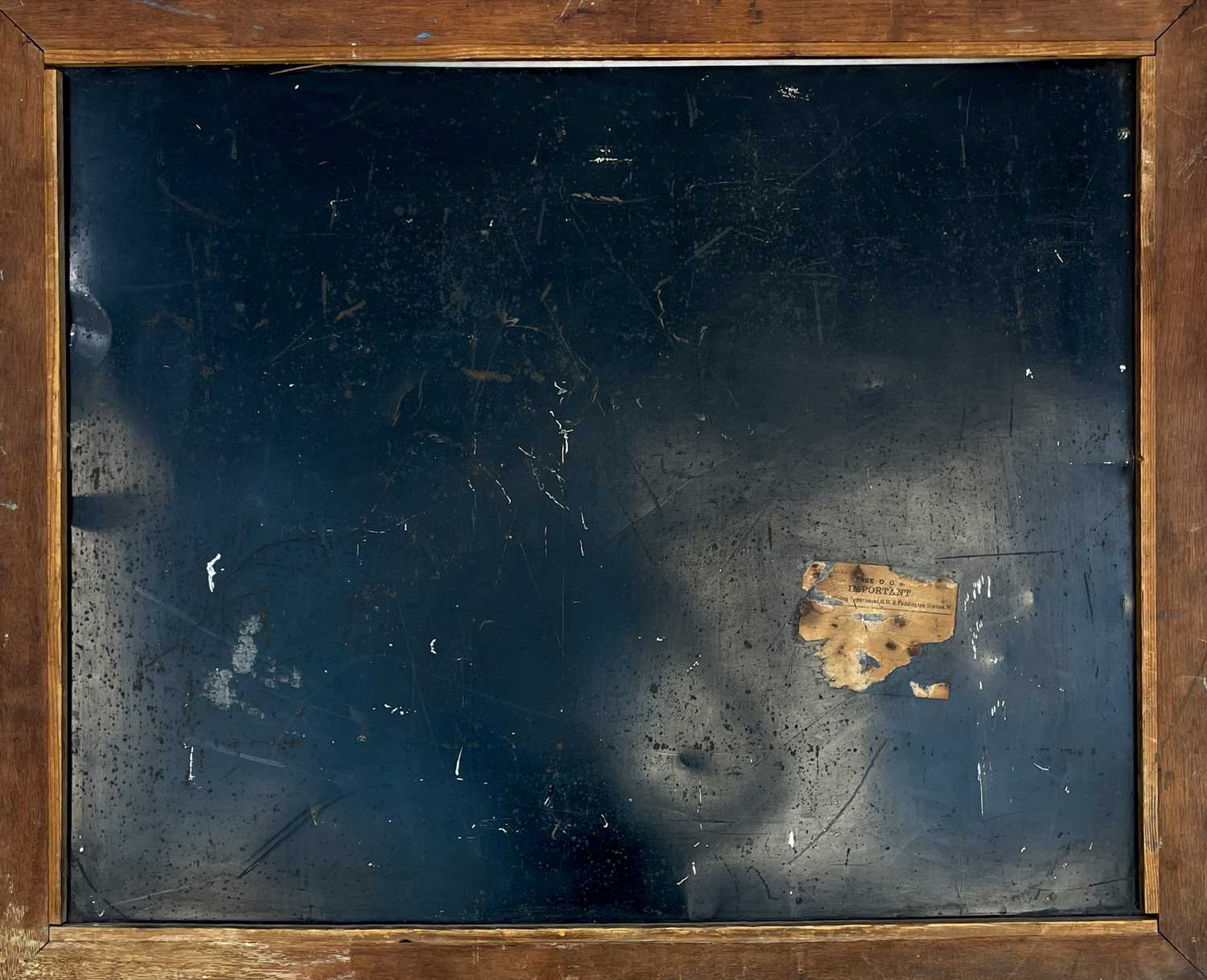 Lot 283 - A GWR 1920s railway map, printed on tin.