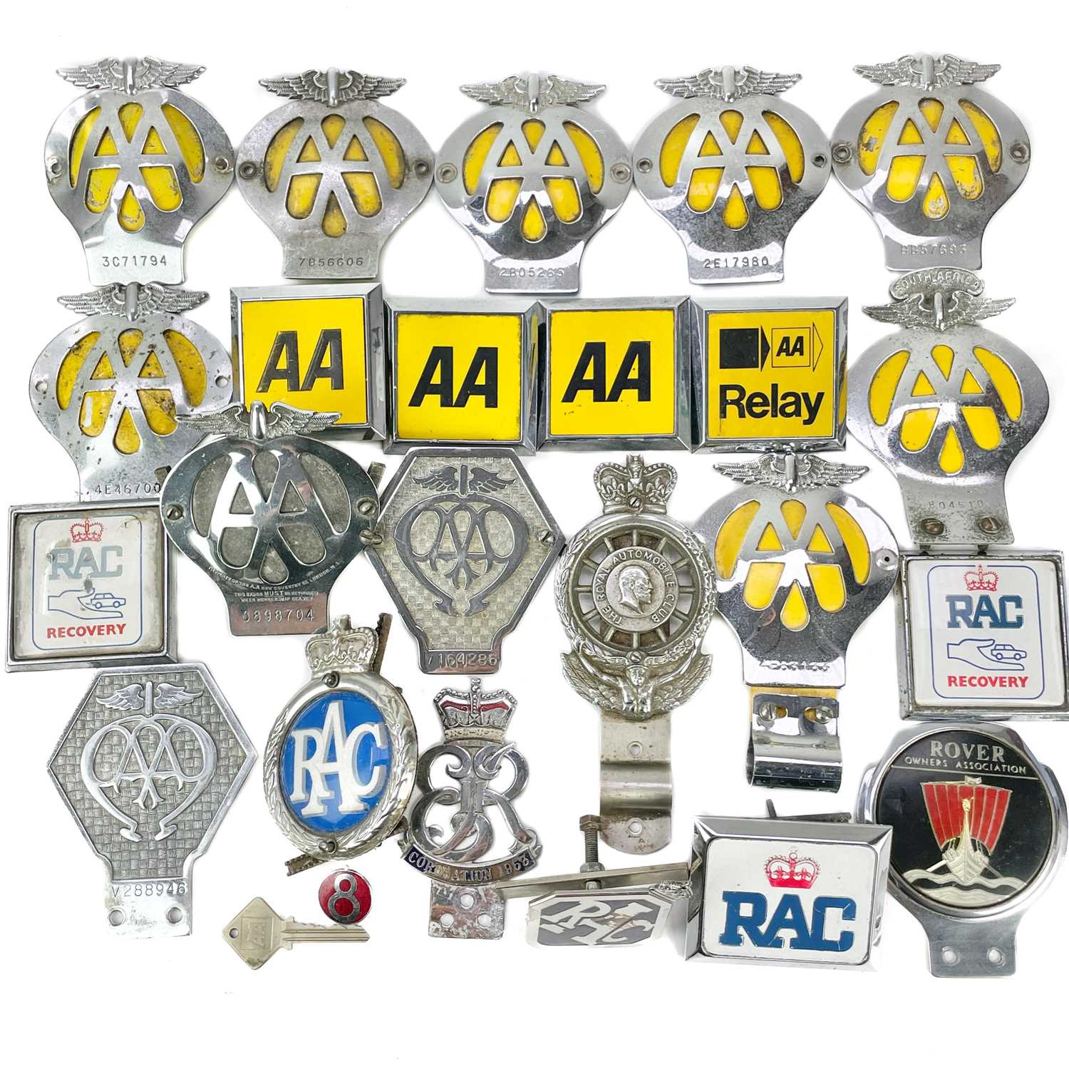 Lot 237 - A collection of AA and RAC member's mascots