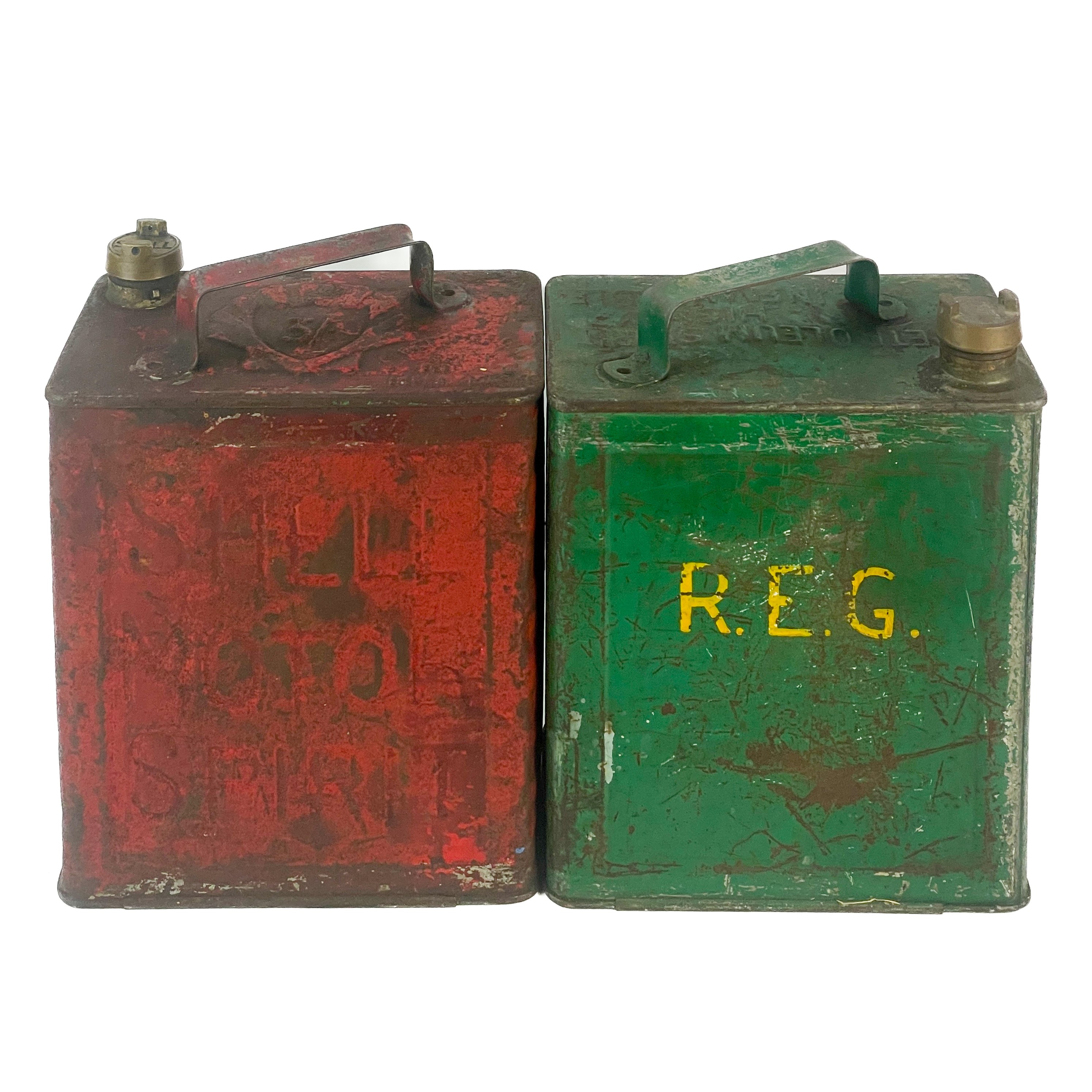 Lot 42 - A Shell two gallon petrol can.