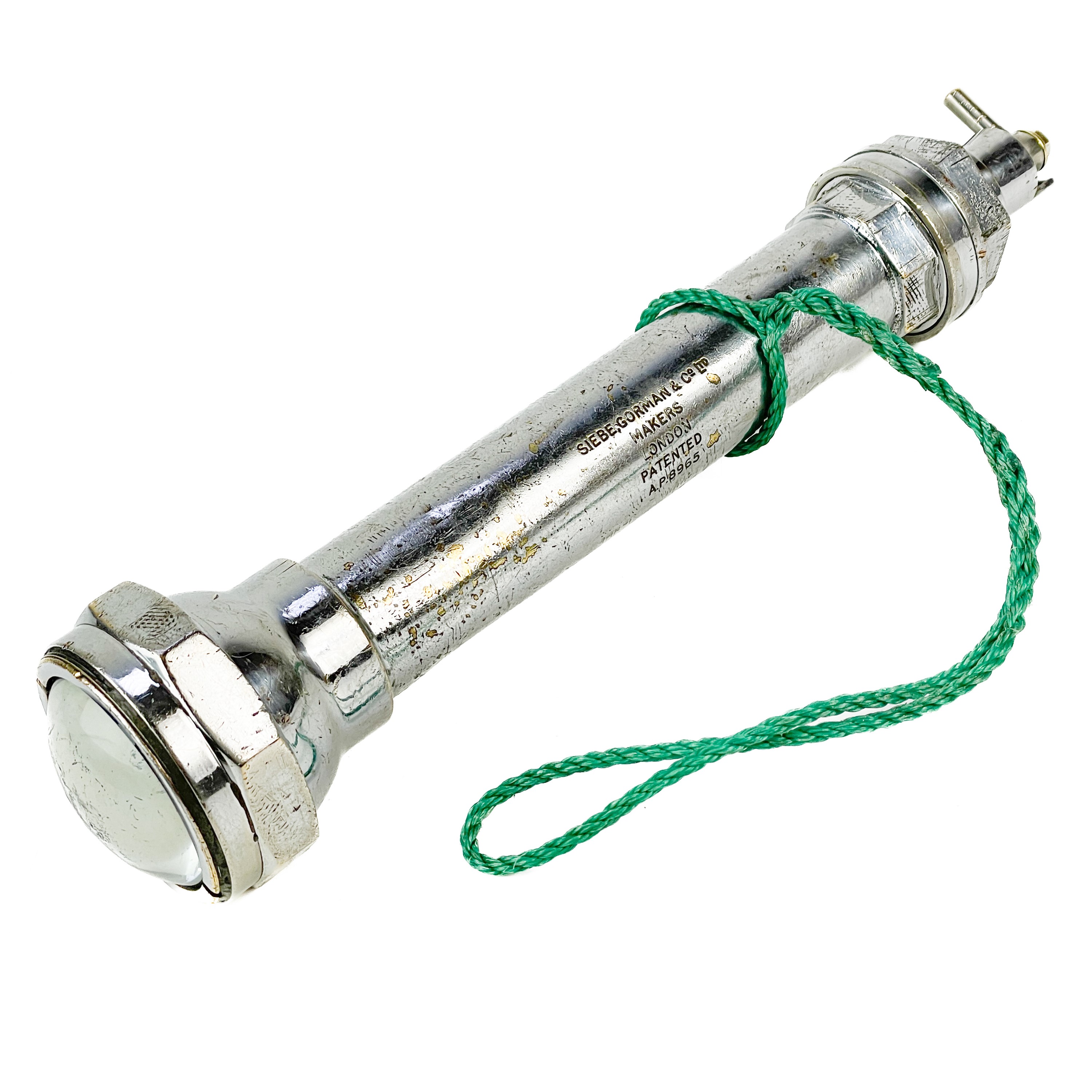 Lot 275 - Royal Navy Siebe Gorman divers torch.