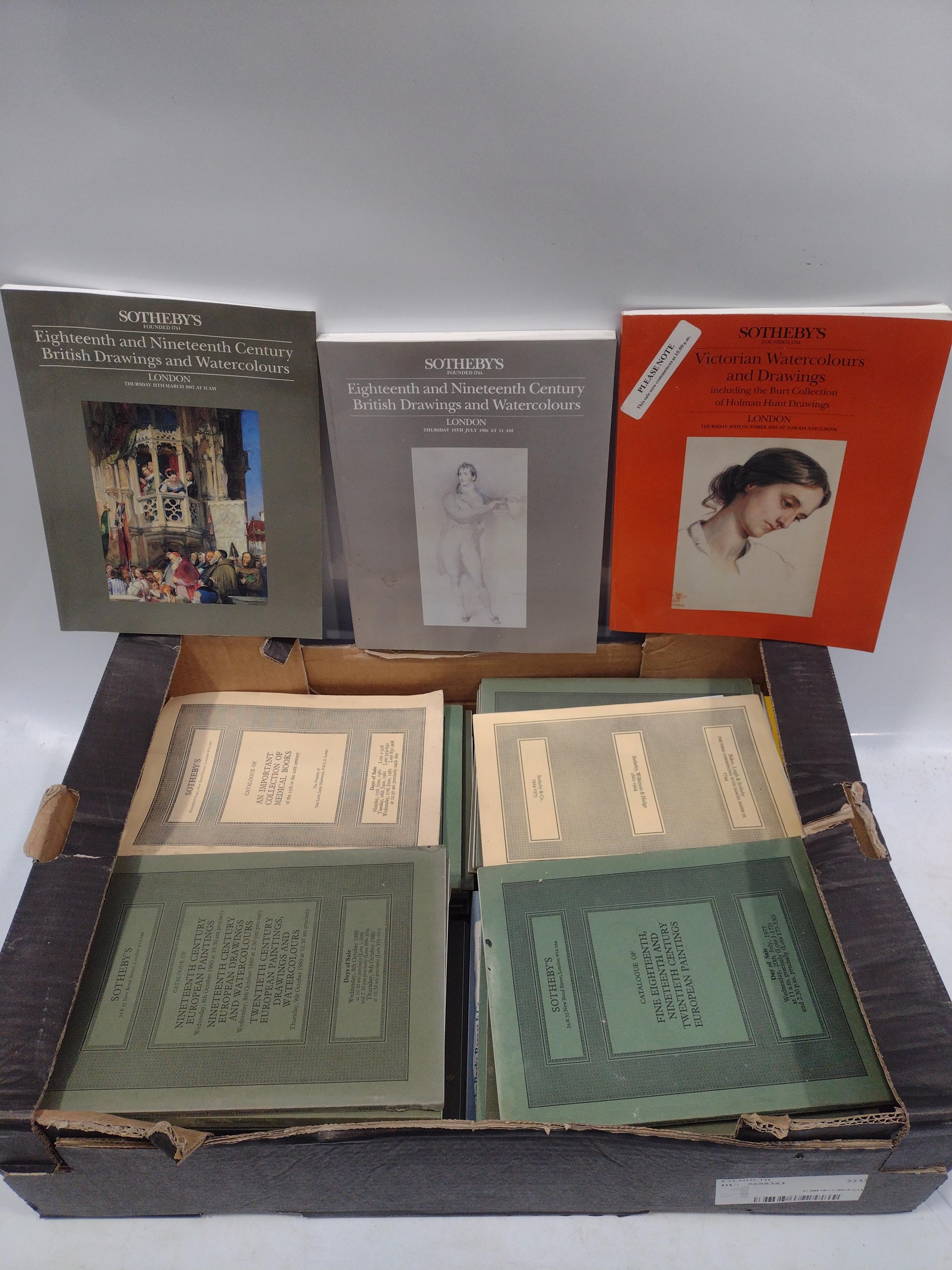 Lot 169 - Sotheby's catalogues, mostly for books and