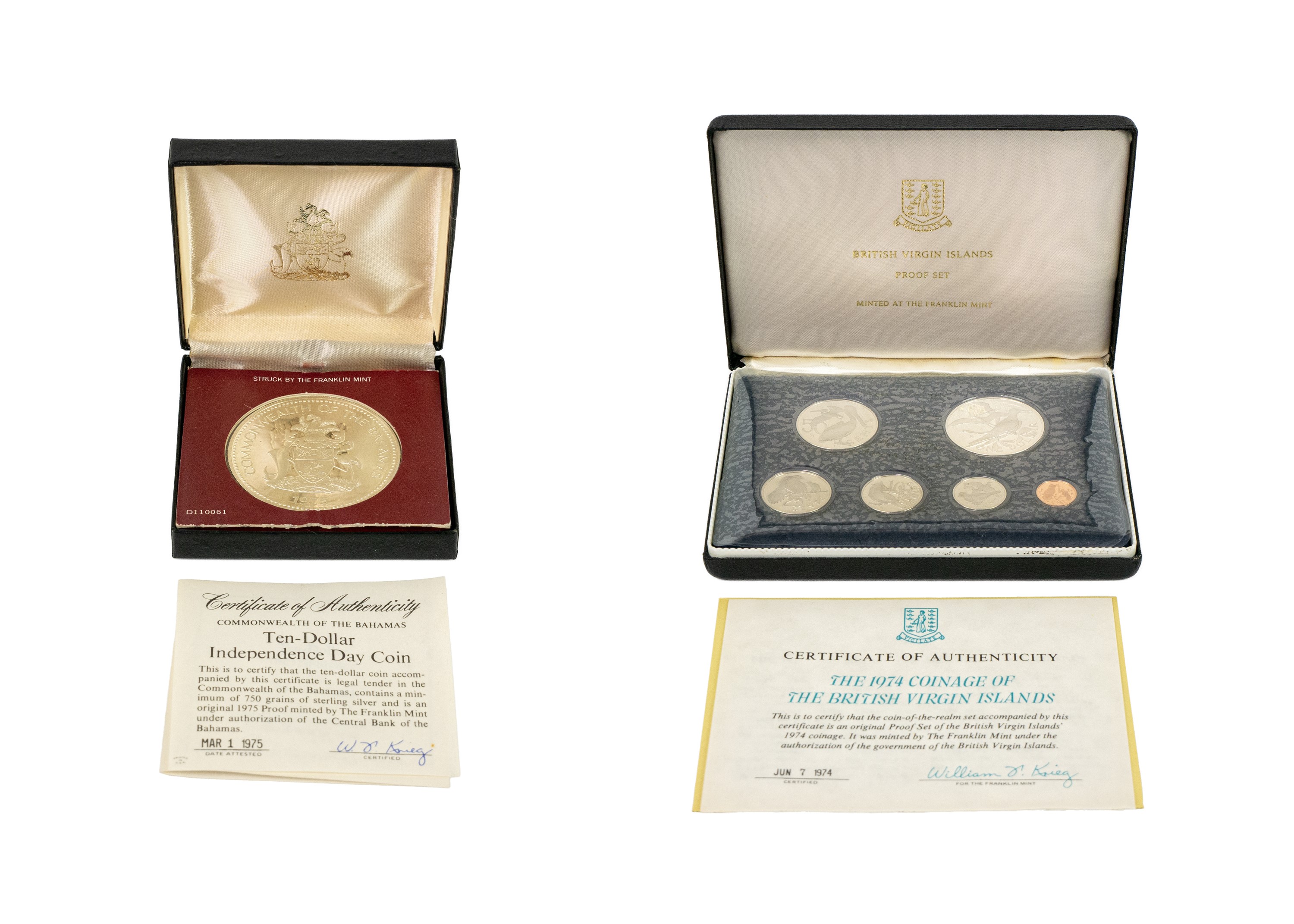 Lot 35 - Silver Proof British Commonwealth coin sets: