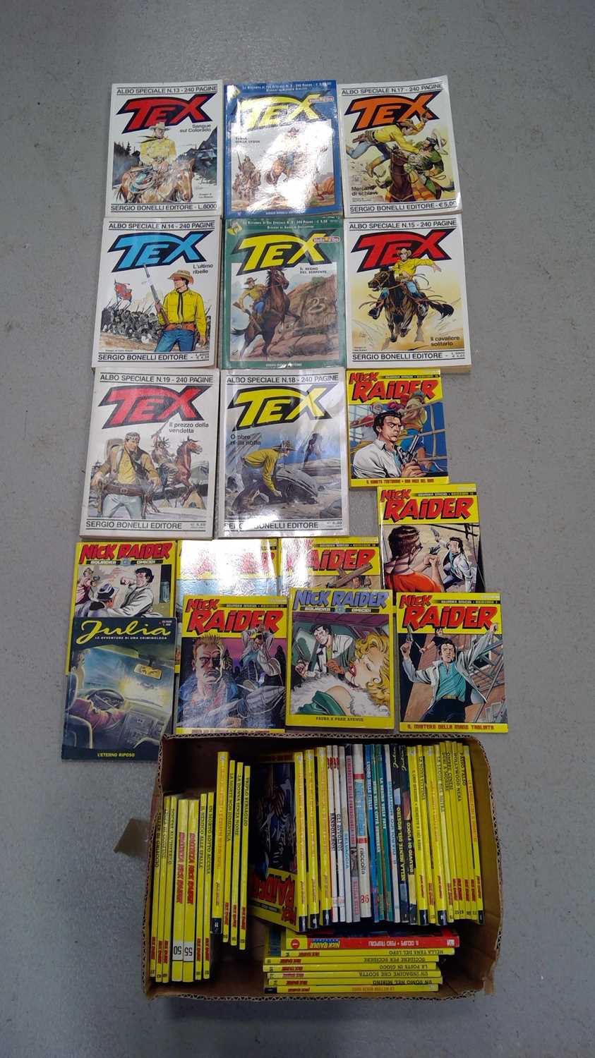 Lot 198 - A Large Collection of Italian Comic Books.