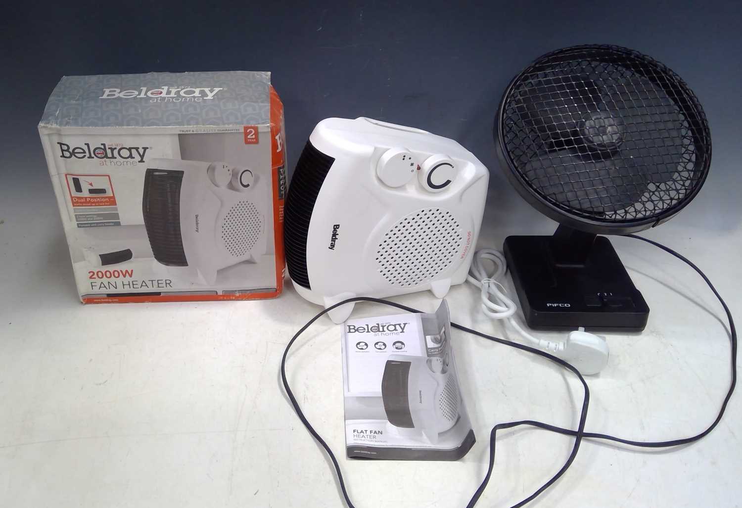 Lot 89 - A Beldray, 2000W Fan Heater and a Pifco Fan.