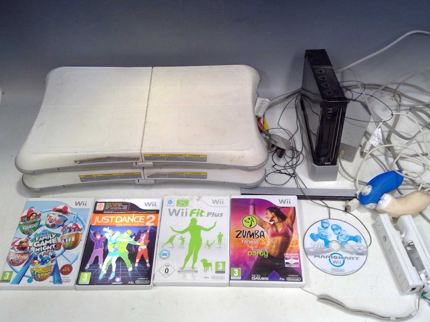 Lot 88 - A Nintendo Wii, Two Wii Boards, Two