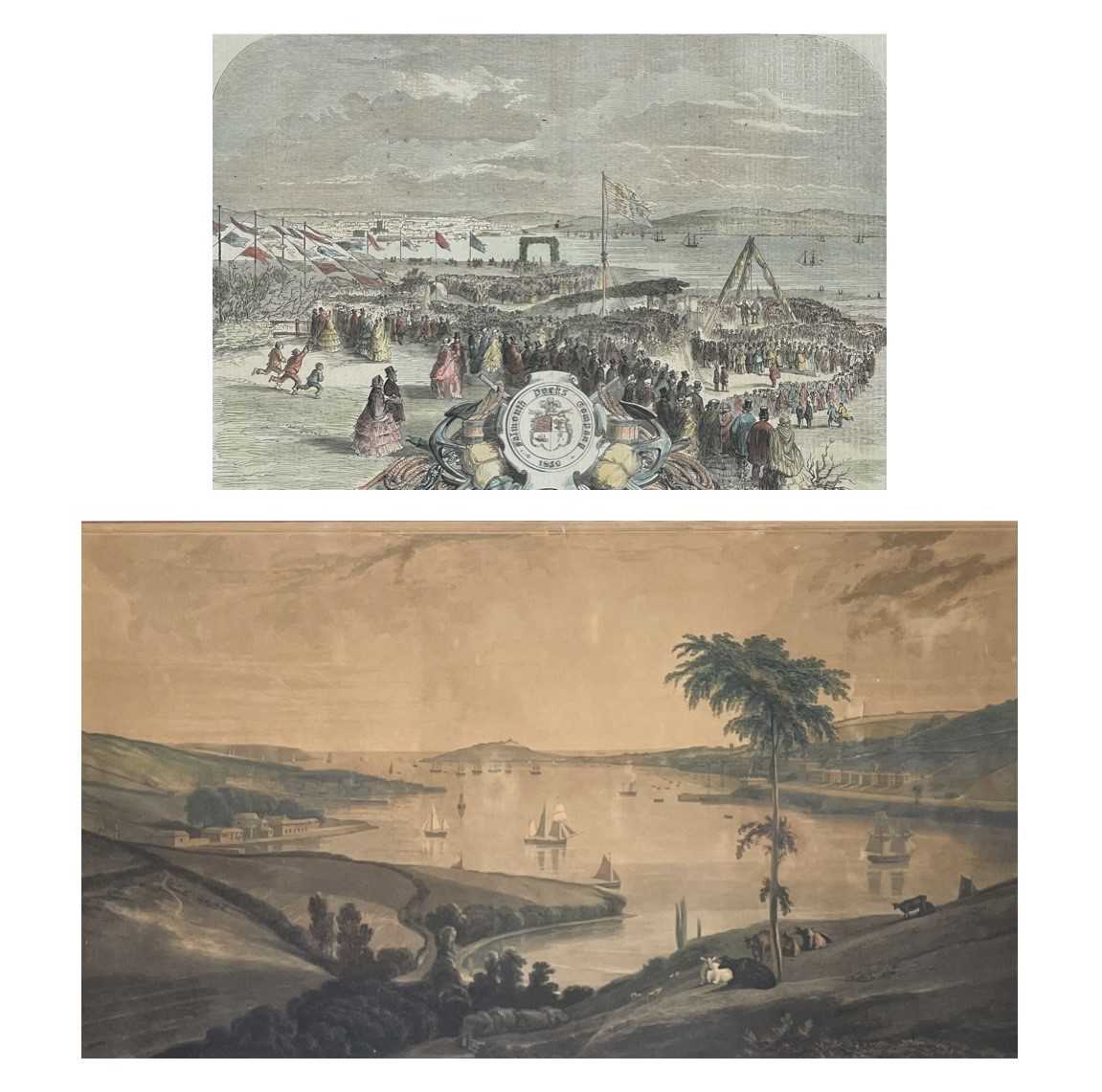 Lot 202 - William Daniell, R.A. (1769-1837) View of