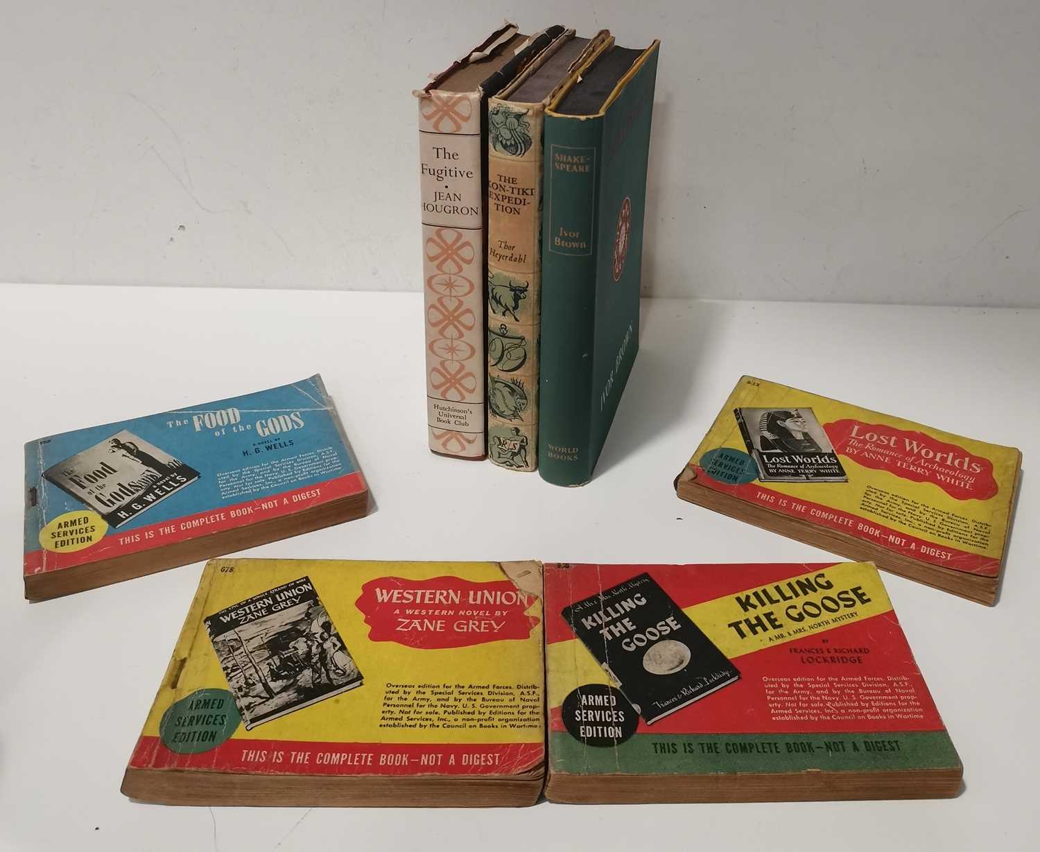 Lot 67 - Four WWII Armed Services Editions with three