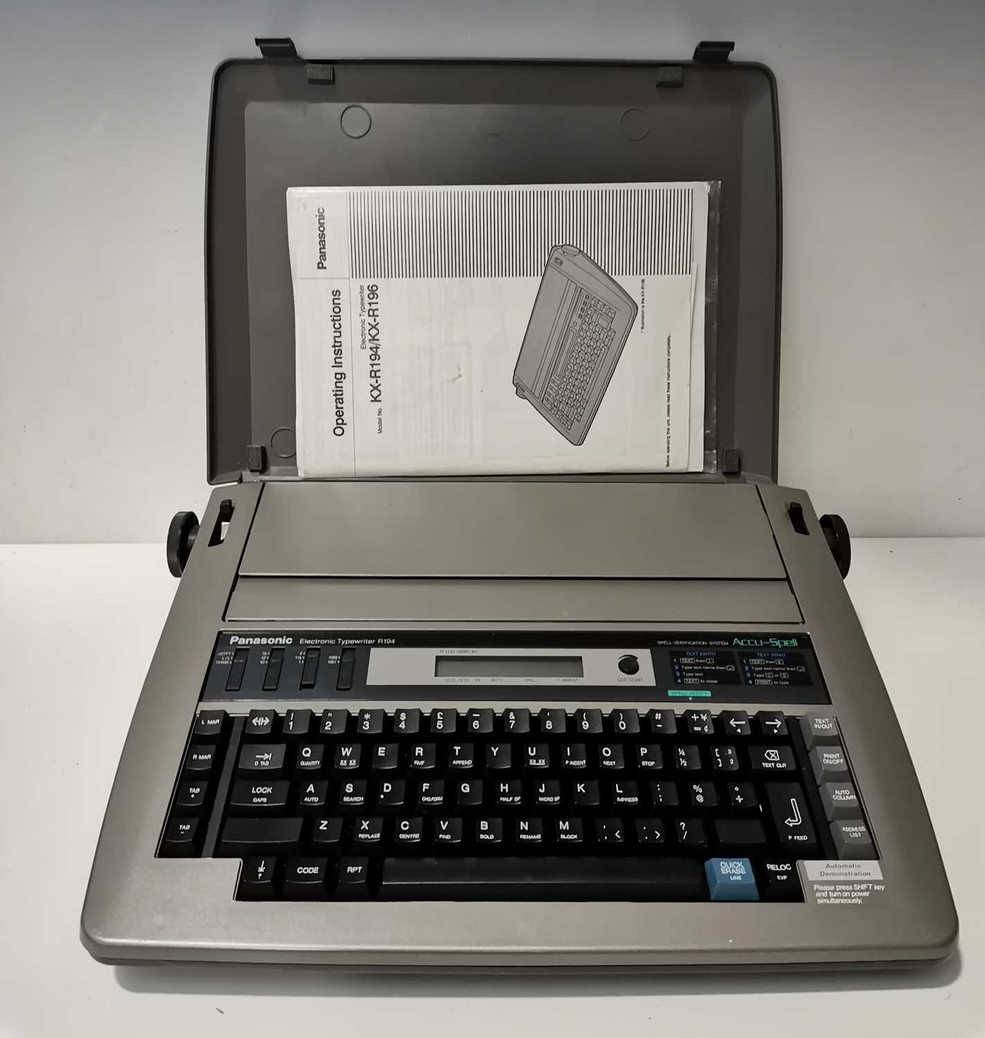 Lot 92 - A Panasonic R194 electric typewriter.