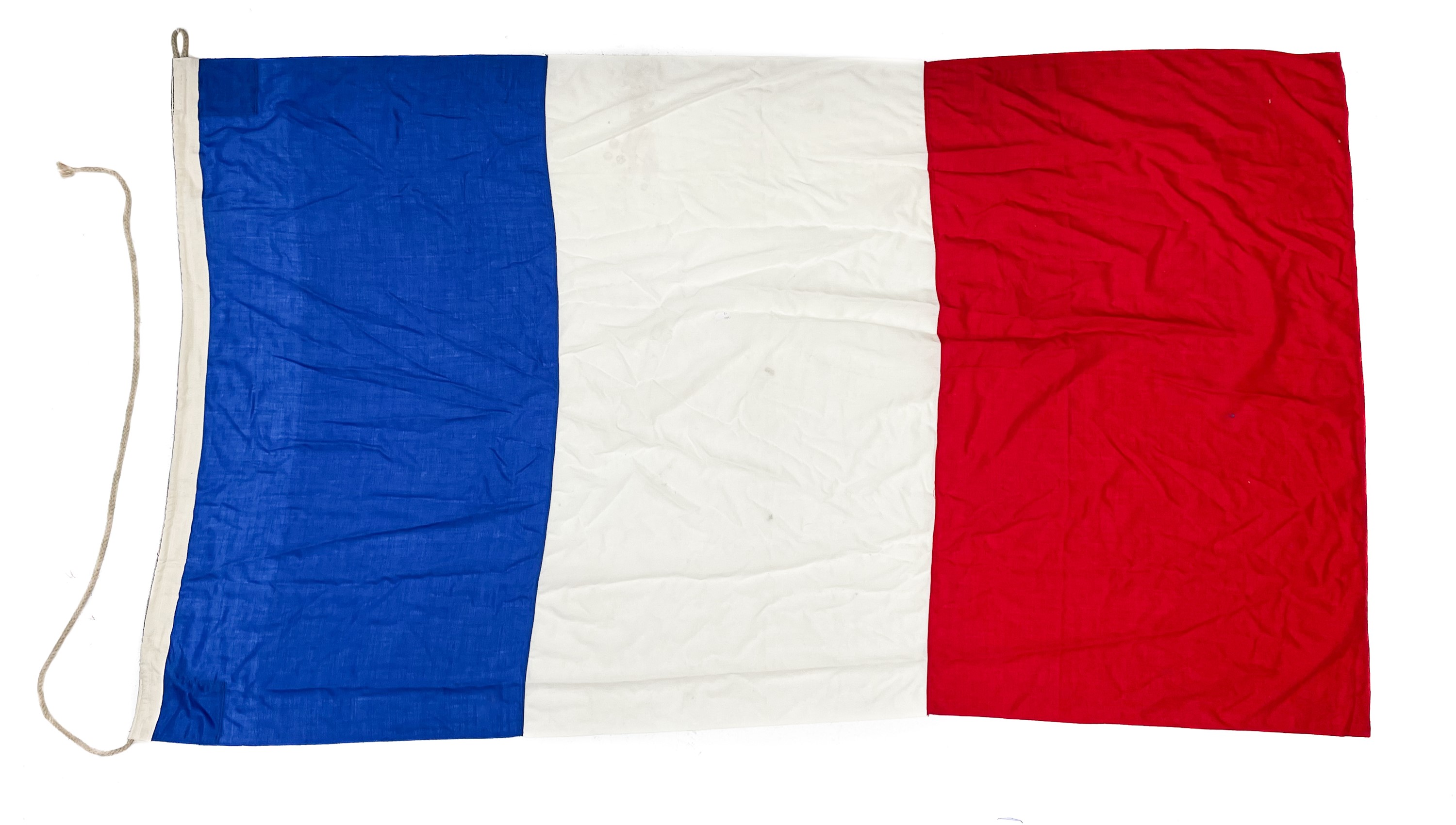 Lot 332 - A French national linen flag.