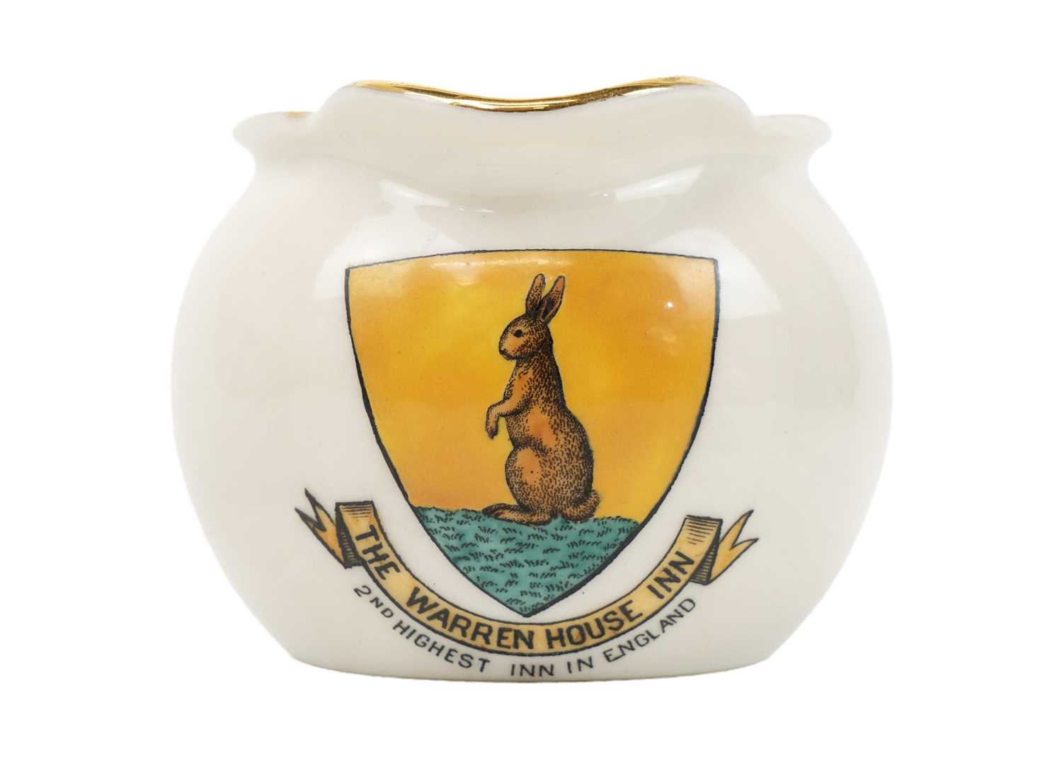 Lot 469 - A W H Goss porcelain jug The Warren House