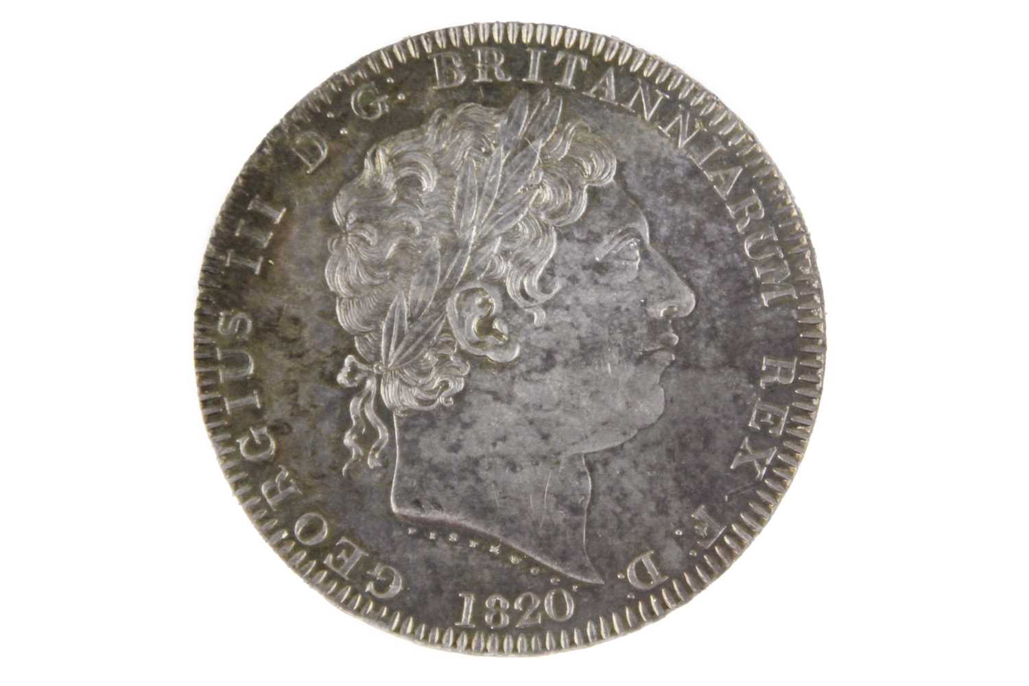 Lot 199 - George III crown 1820