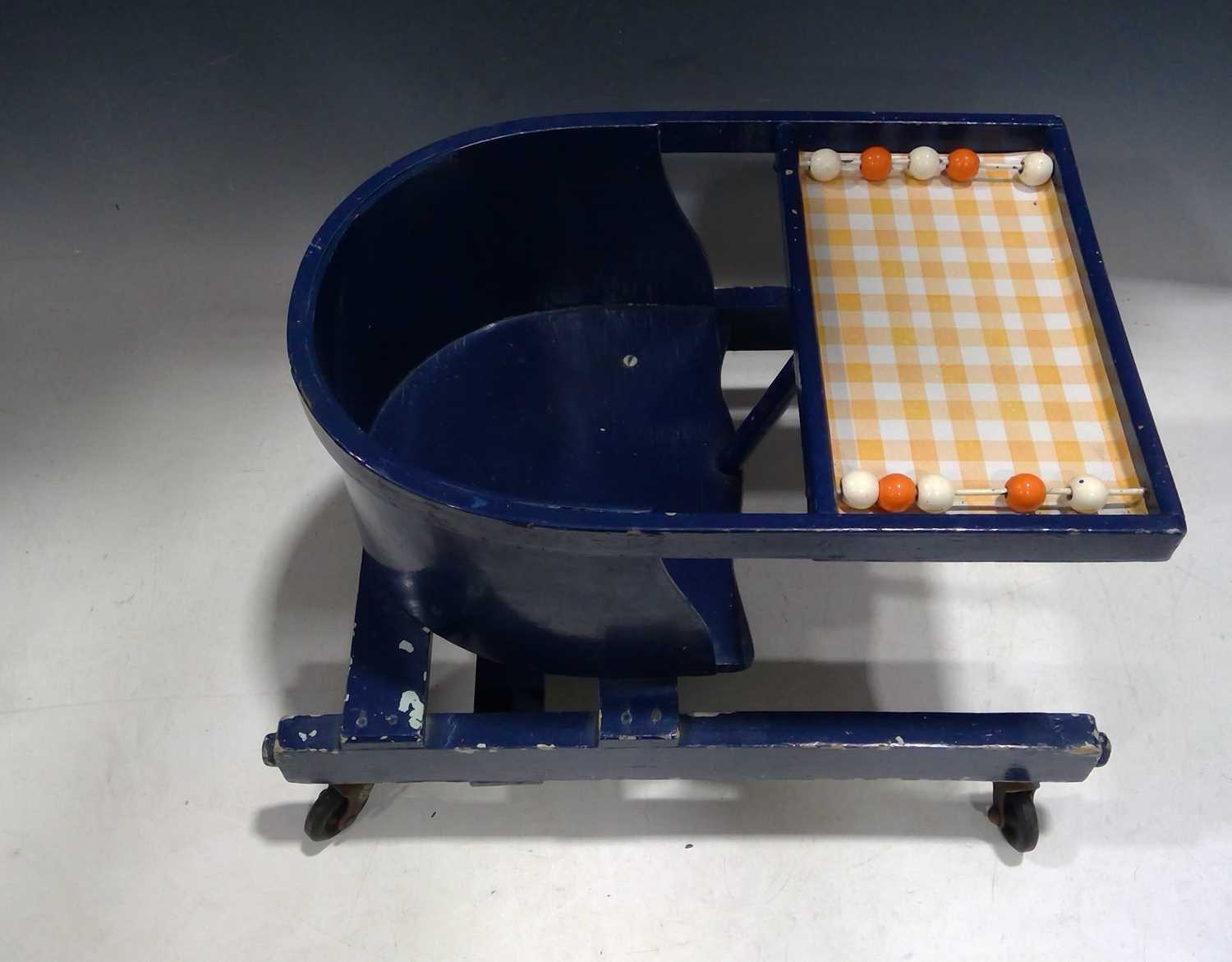 Lot 50 - A Vintage, Wooden Baby Walker. The Walker