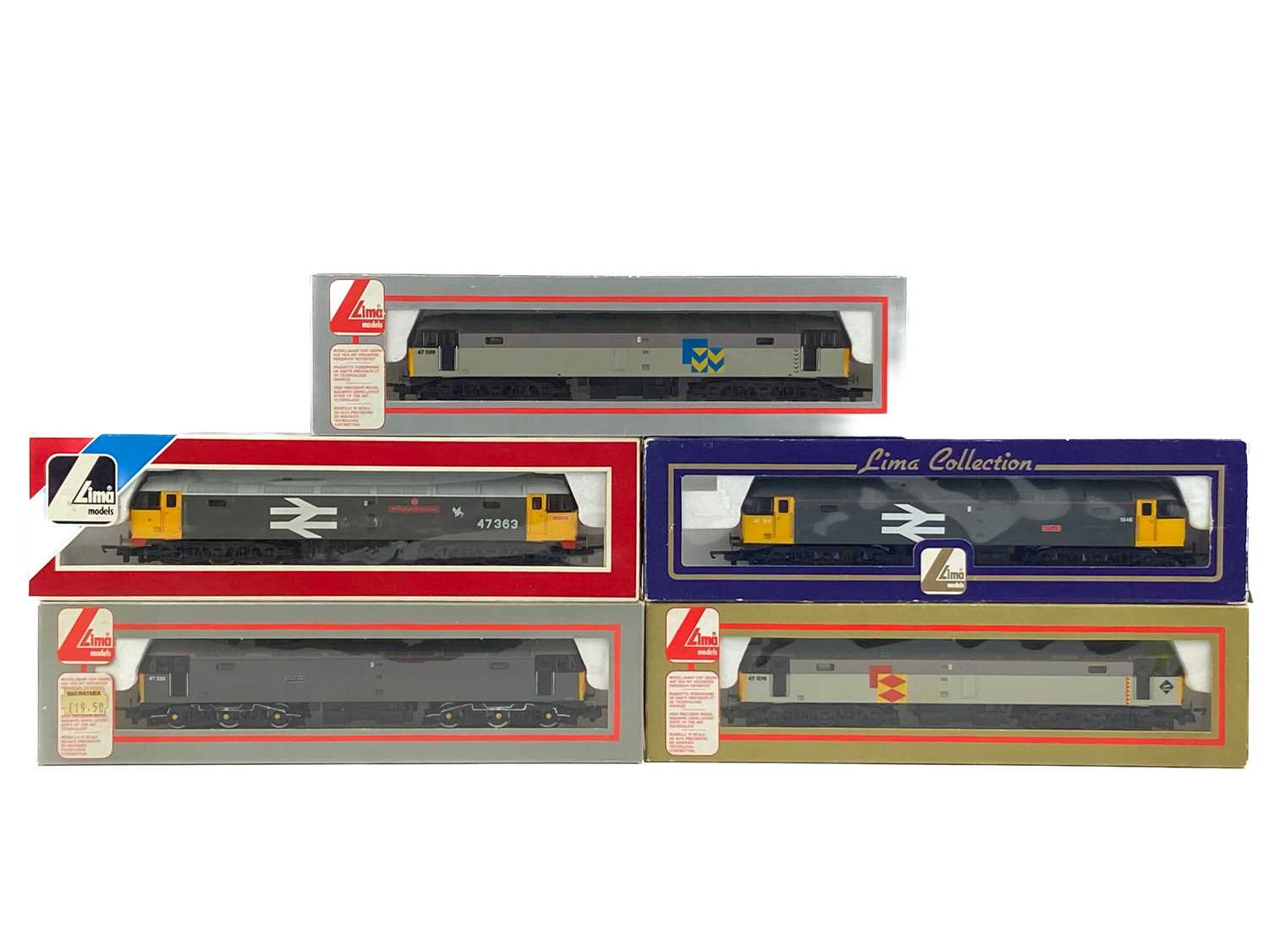 Lot 553 - Lima Brush Type 4 (class 47) "OO" diesels