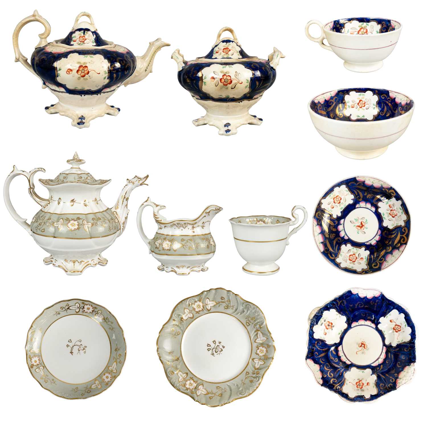 Lot 292 - A mid 19th century Coalport porcelain part