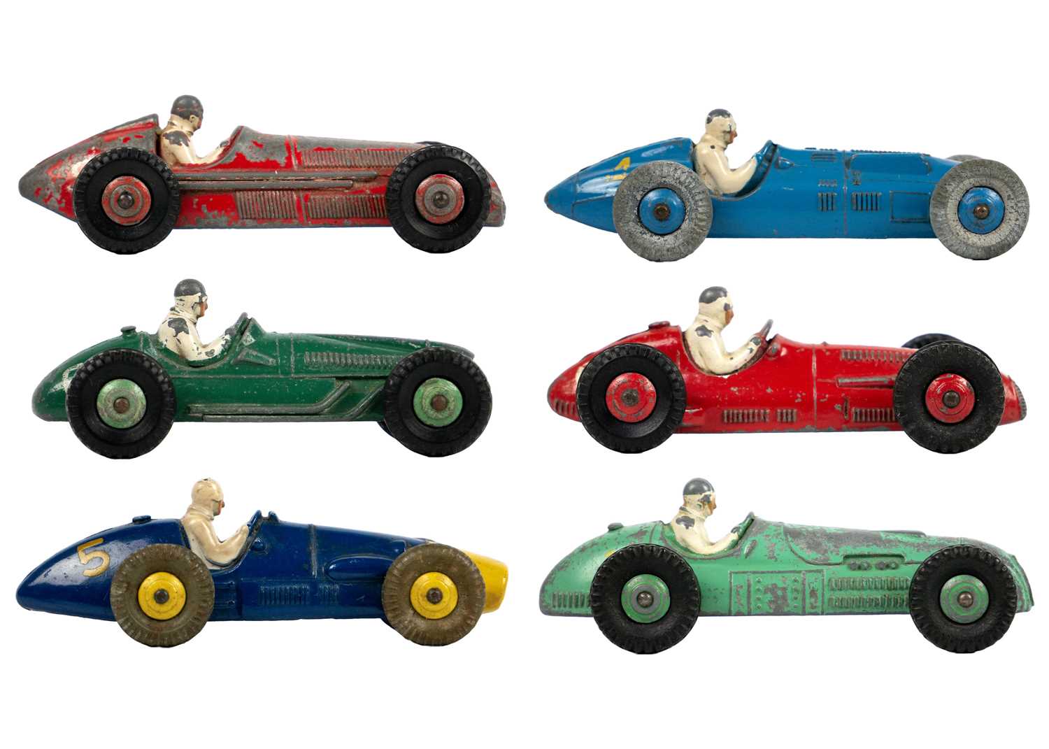 Lot 736 - Dinky 23 series racing cars x6