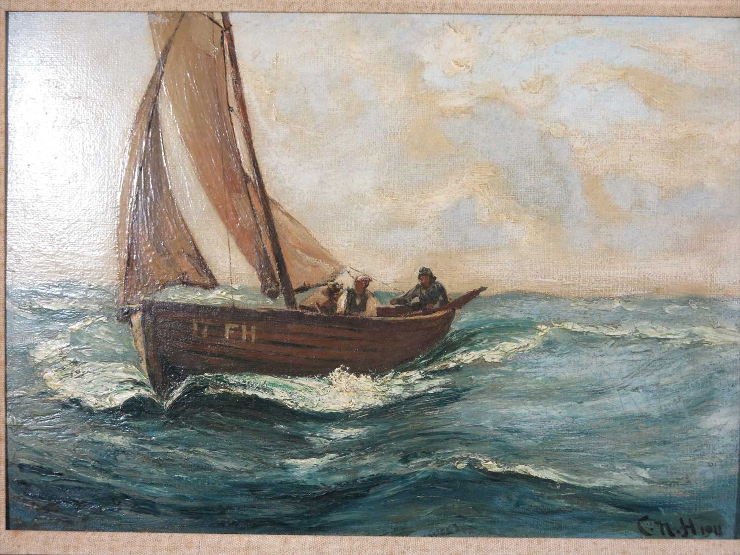 Lot 504 - Charles Napier HEMY (1841-1917) The Run Home