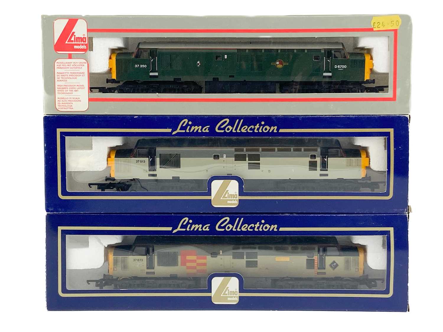 Lot 572 - BR English Electric Class 37 "OO" boxed Lima