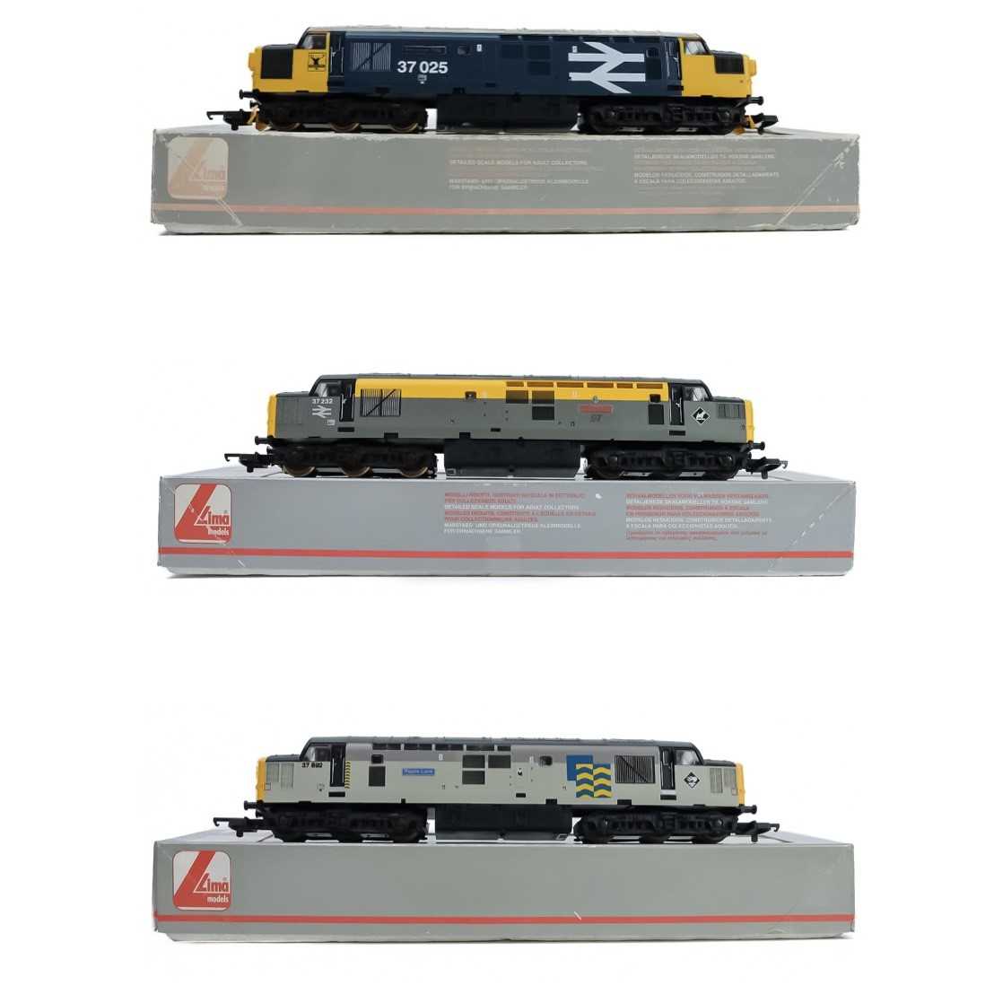 Lot 572 - BR English Electric Class 37 "OO" boxed Lima