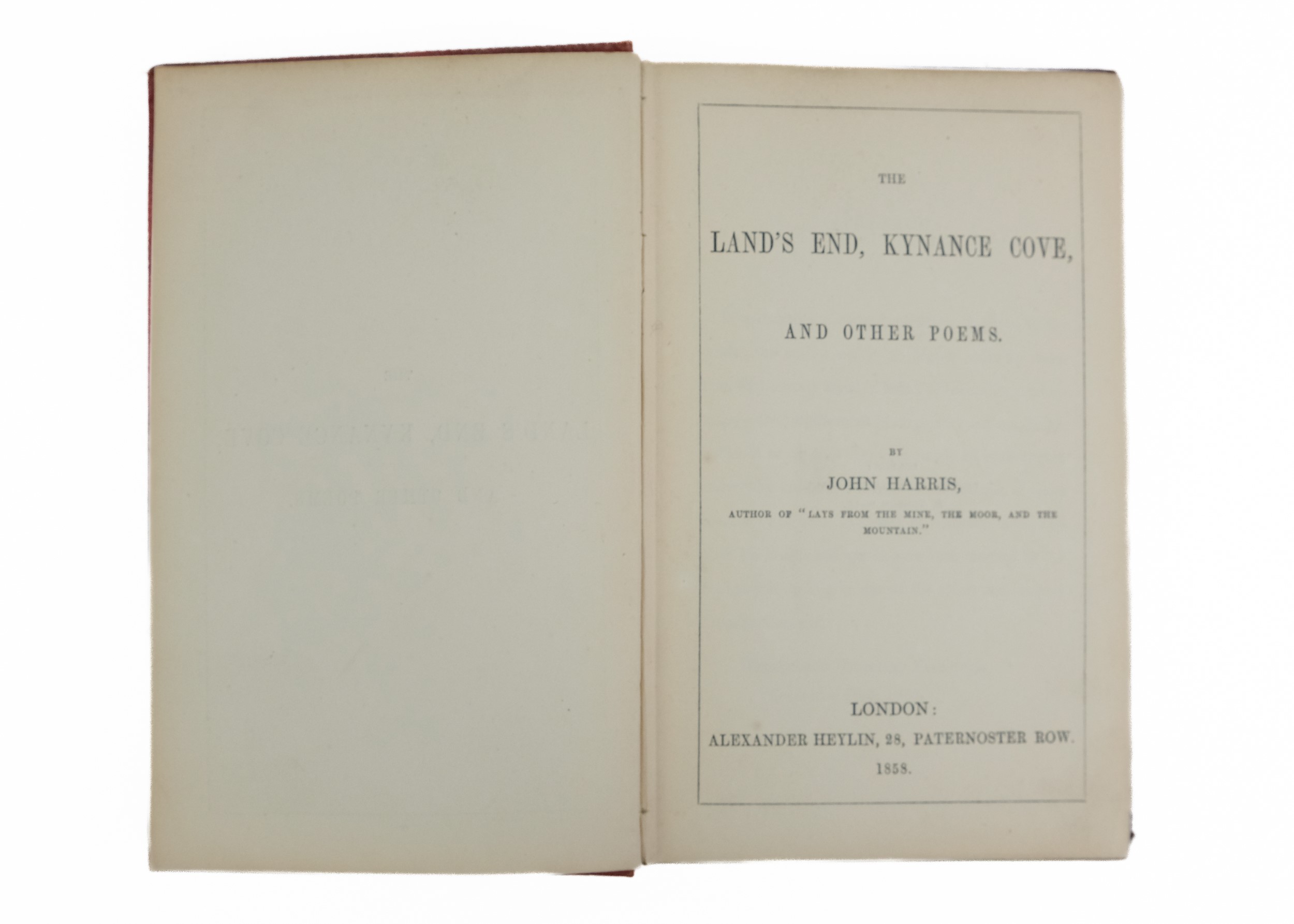 Lot 30 - (Poetry) HARRIS, John.